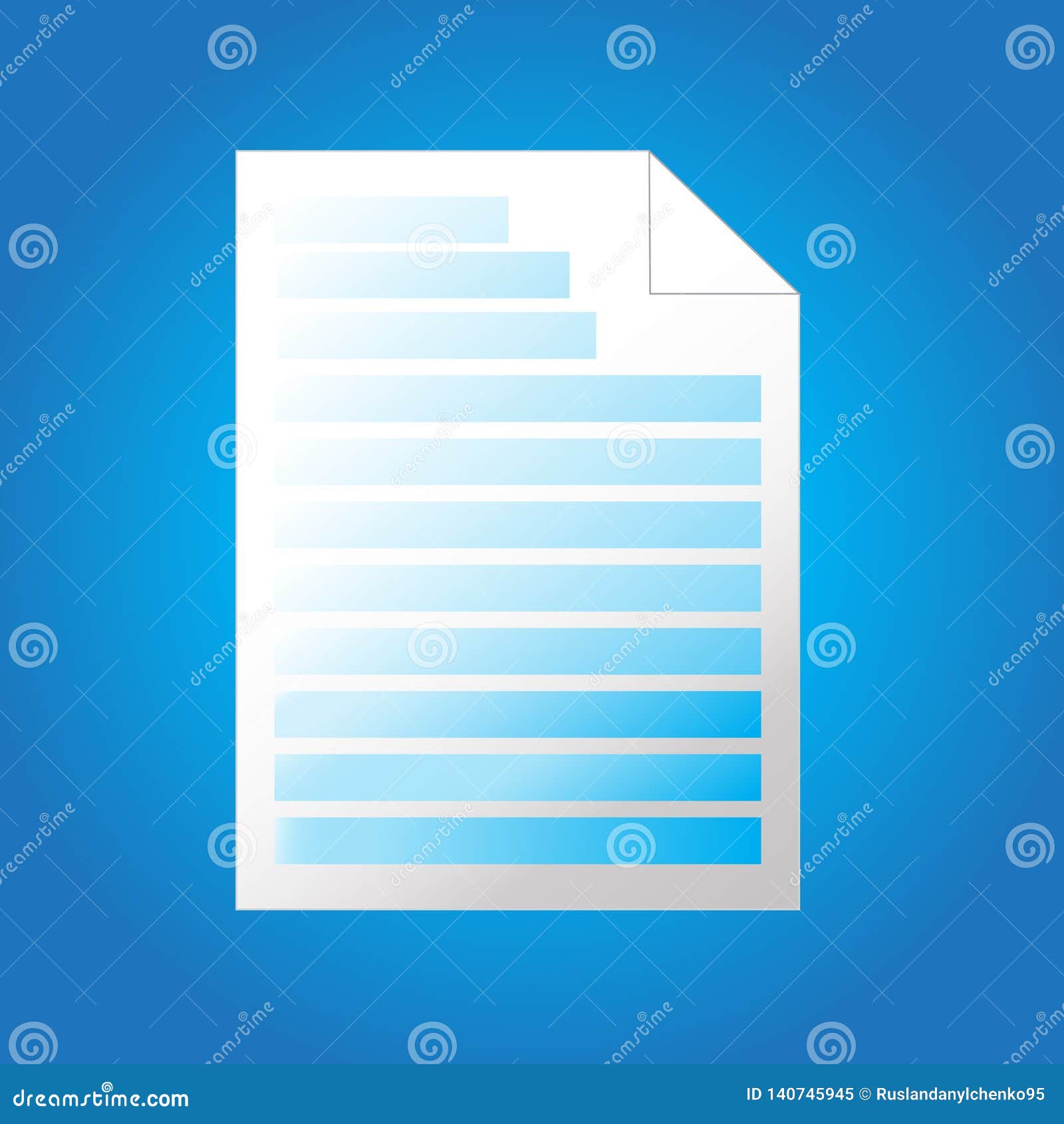 Letter Page. Text Document Icon - Web Page Symbol - Office File Format ...