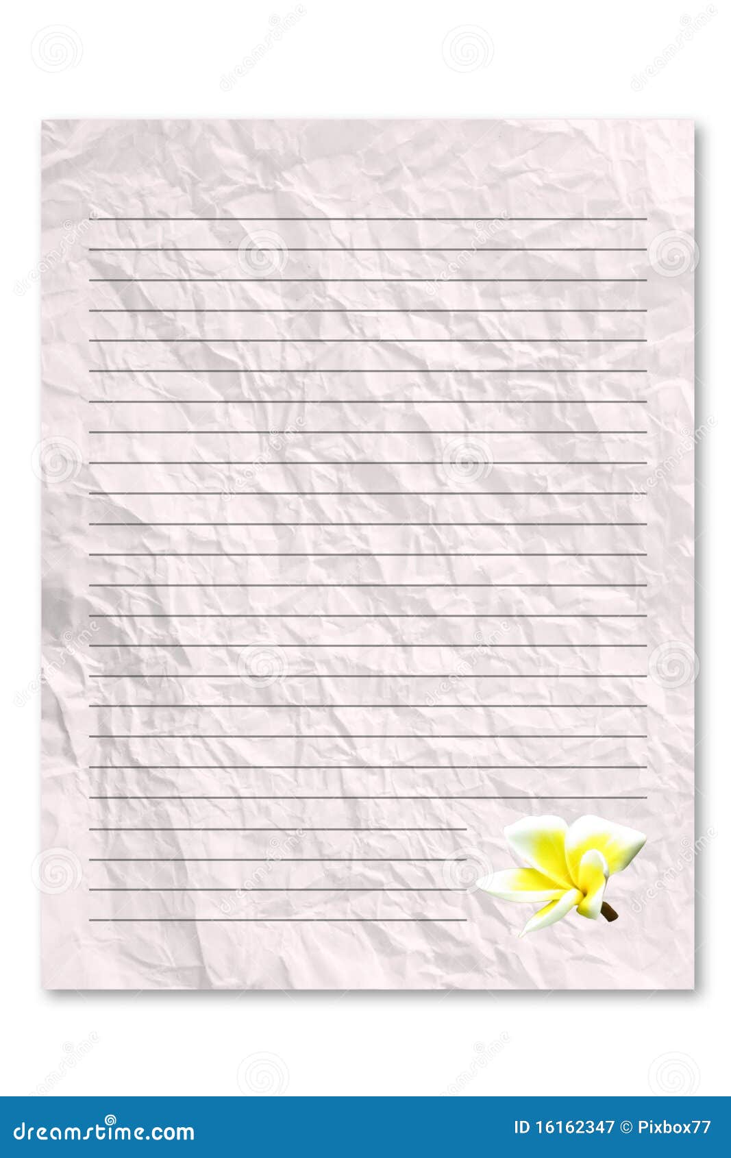 Letter paper stock image. Image of wrecked, notepad, corrugate - 16162347