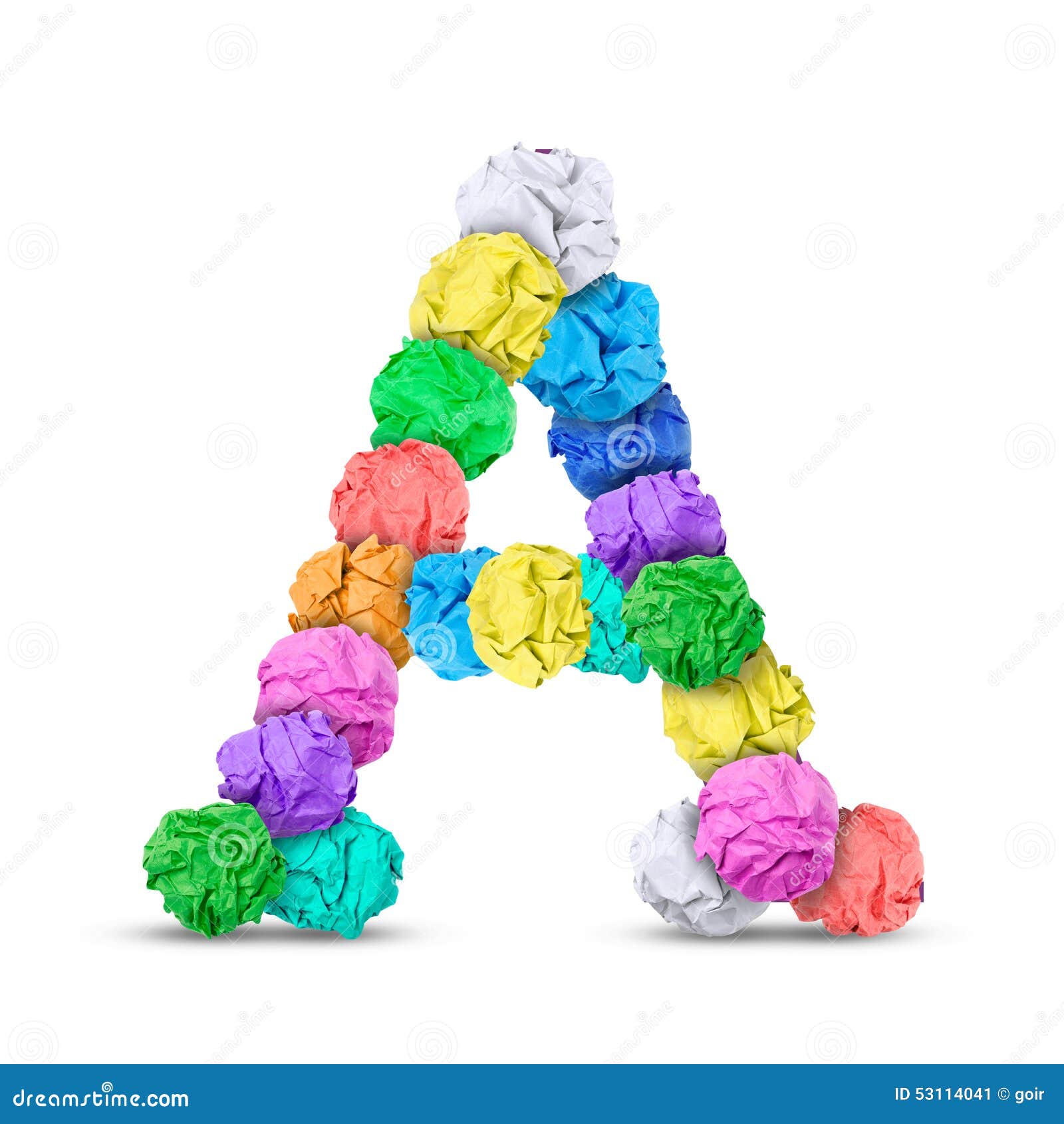 Letter a stock image. Image of single, creativity, object - 53114041