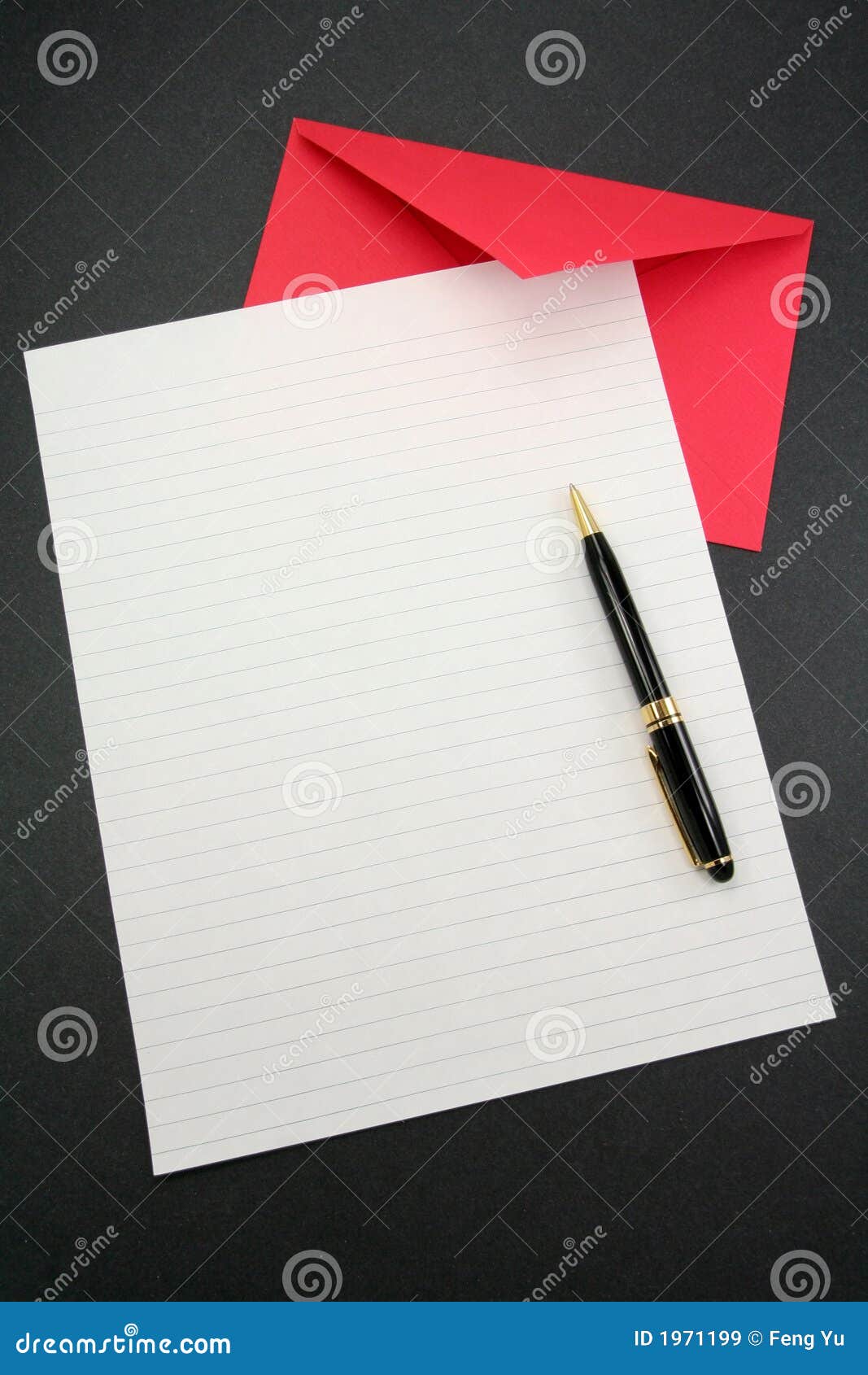Letter paper and envelope stock image. Image of notes - 1971199