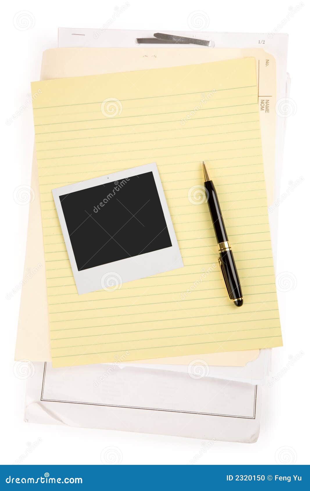 Letter paper and pen stock photo. Image of message, business - 2320150