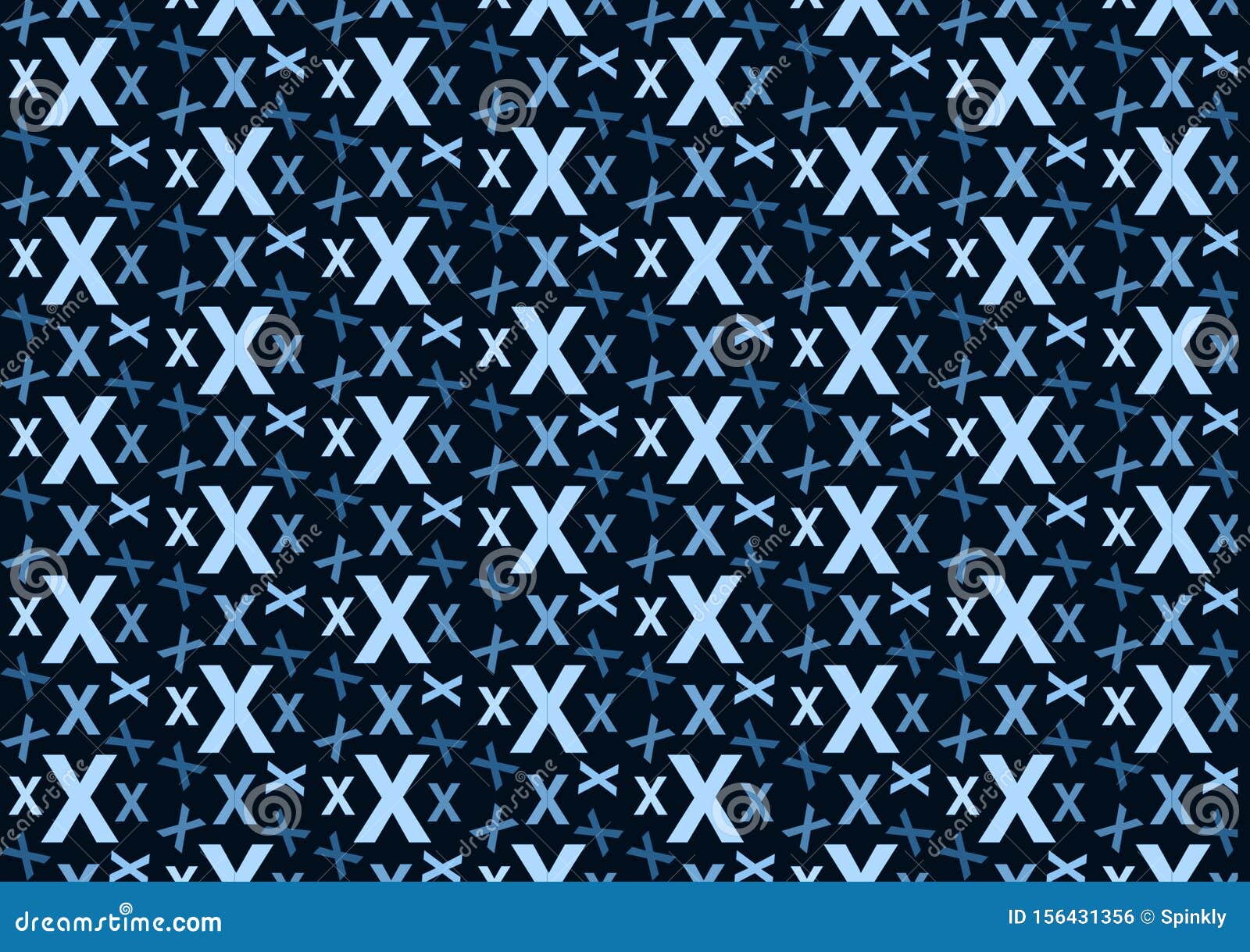 Letter X Pattern in Different Colored Blue Shades for Wallpaper Stock ...