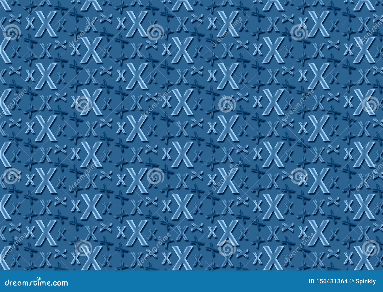 Letter X Pattern in Different Colored Blue Shades for Wallpaper Stock ...