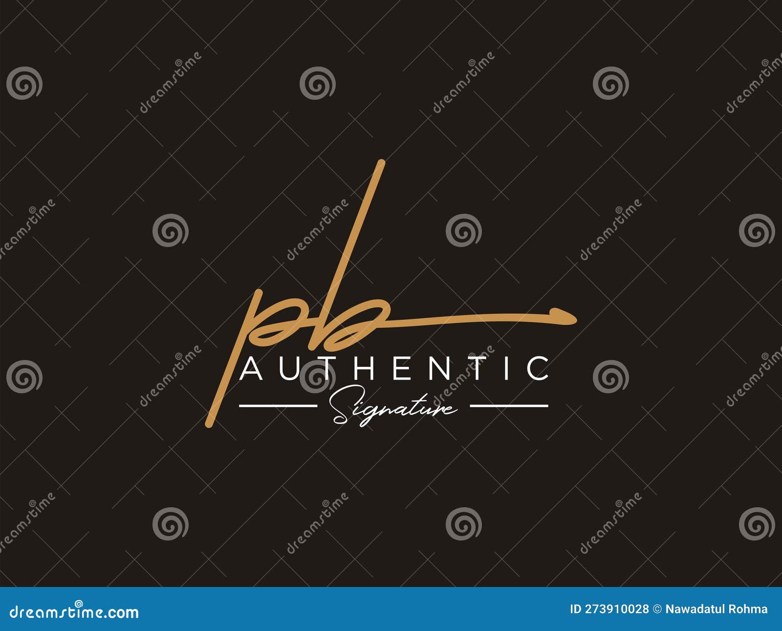 Letter PB Signature Logo Template Vector Stock Vector - Illustration of ...