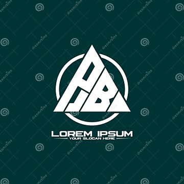 Letter PB Simple Monogram Logo Icon Design. Stock Vector - Illustration ...