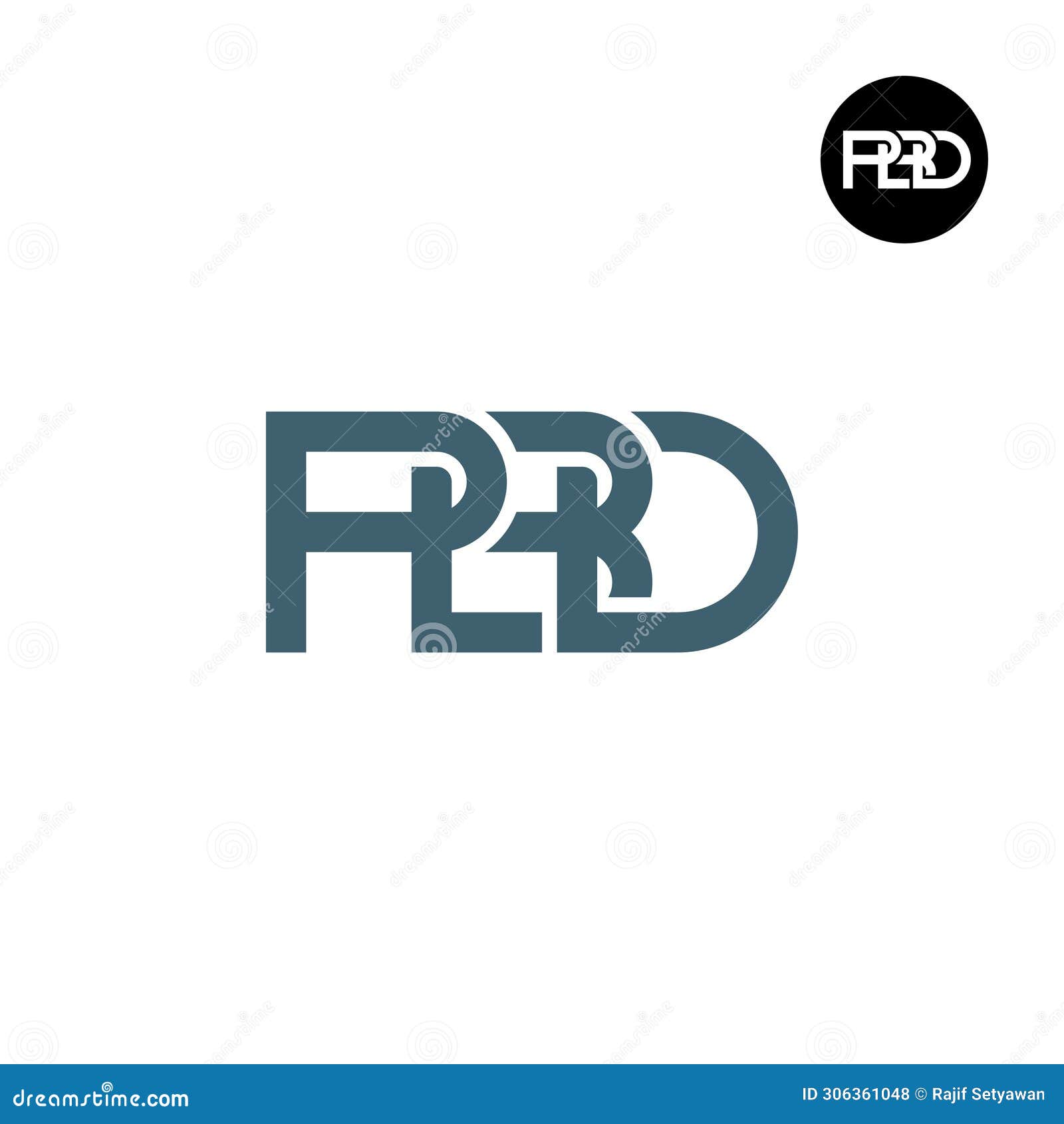 Letter PBD Monogram Logo Design Vector Illustration | CartoonDealer.com ...