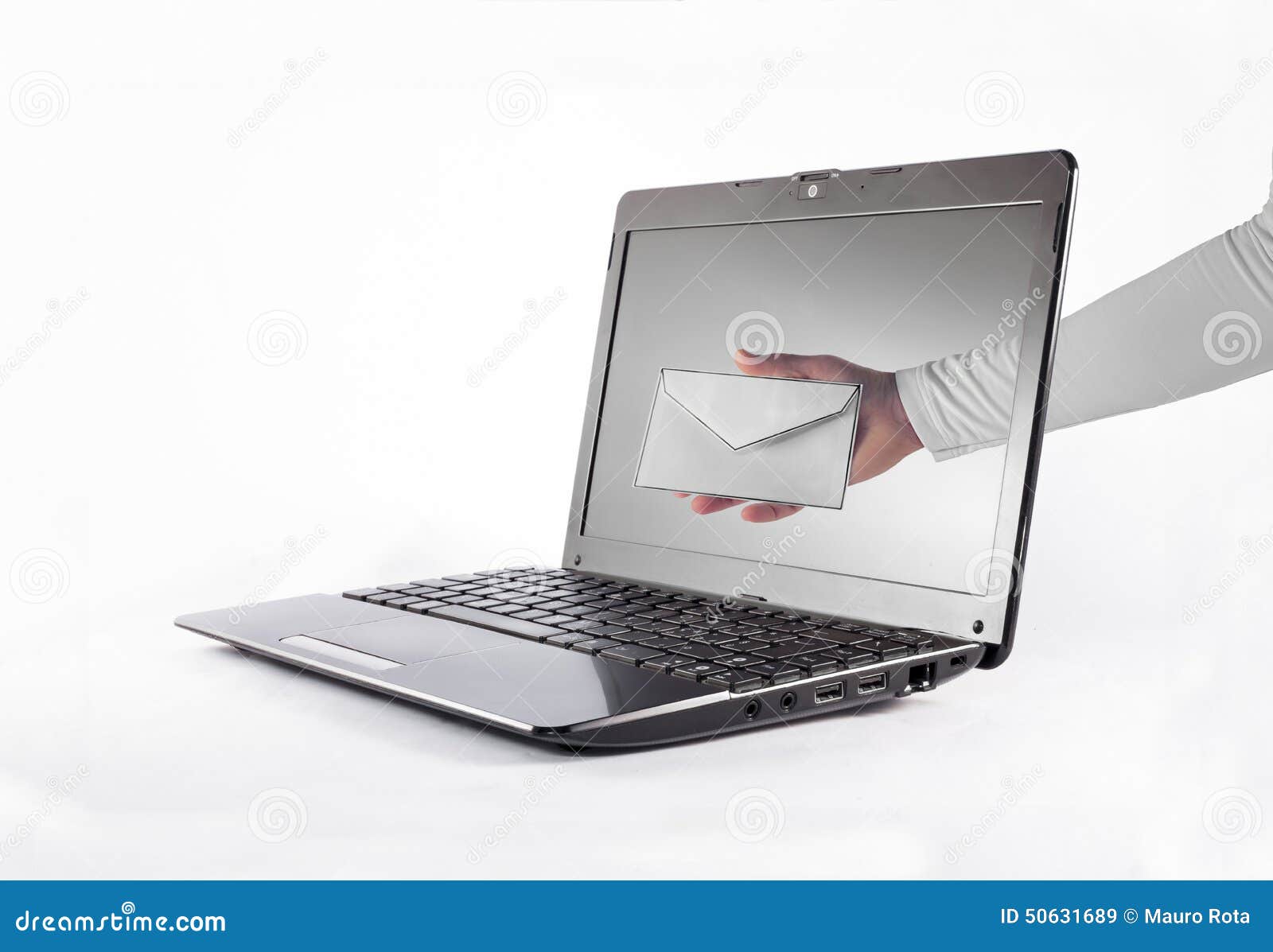 Letter with pc stock image. Image of page, books, display - 50631689