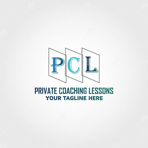 Letter PCL Vector Logo Design Template Idea Stock Vector - Illustration ...