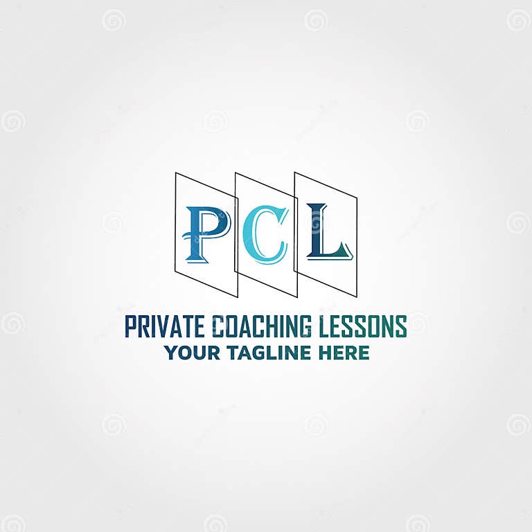 Letter PCL Vector Logo Design Template Idea Stock Vector - Illustration ...