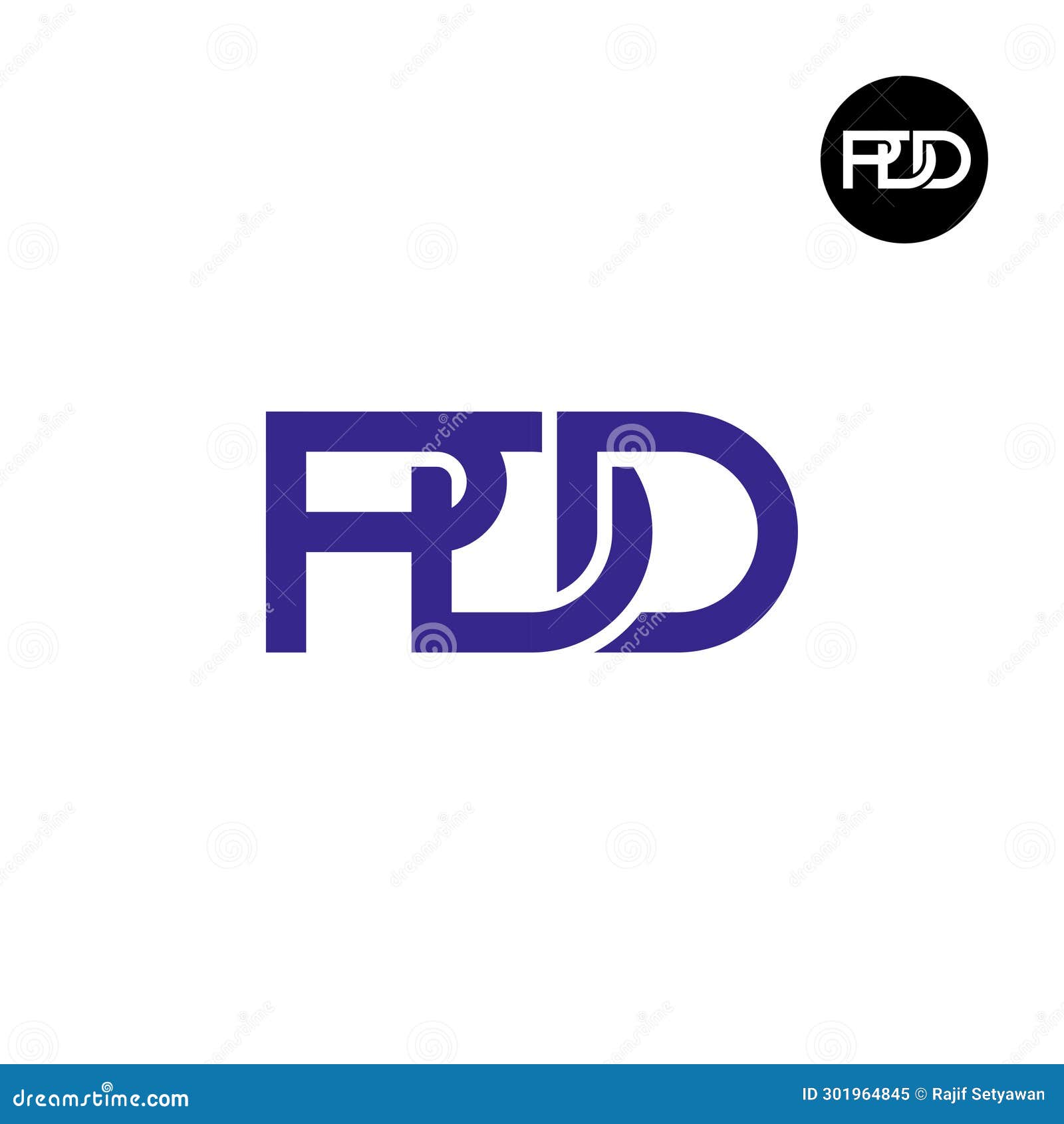 Letter PDD Monogram Logo Design Cartoon Vector | CartoonDealer.com ...