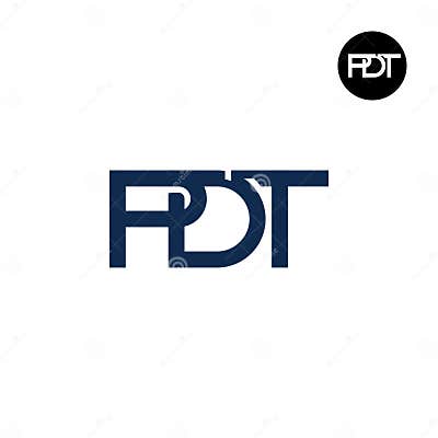 Letter PDT Monogram Logo Design Stock Illustration - Illustration of ...