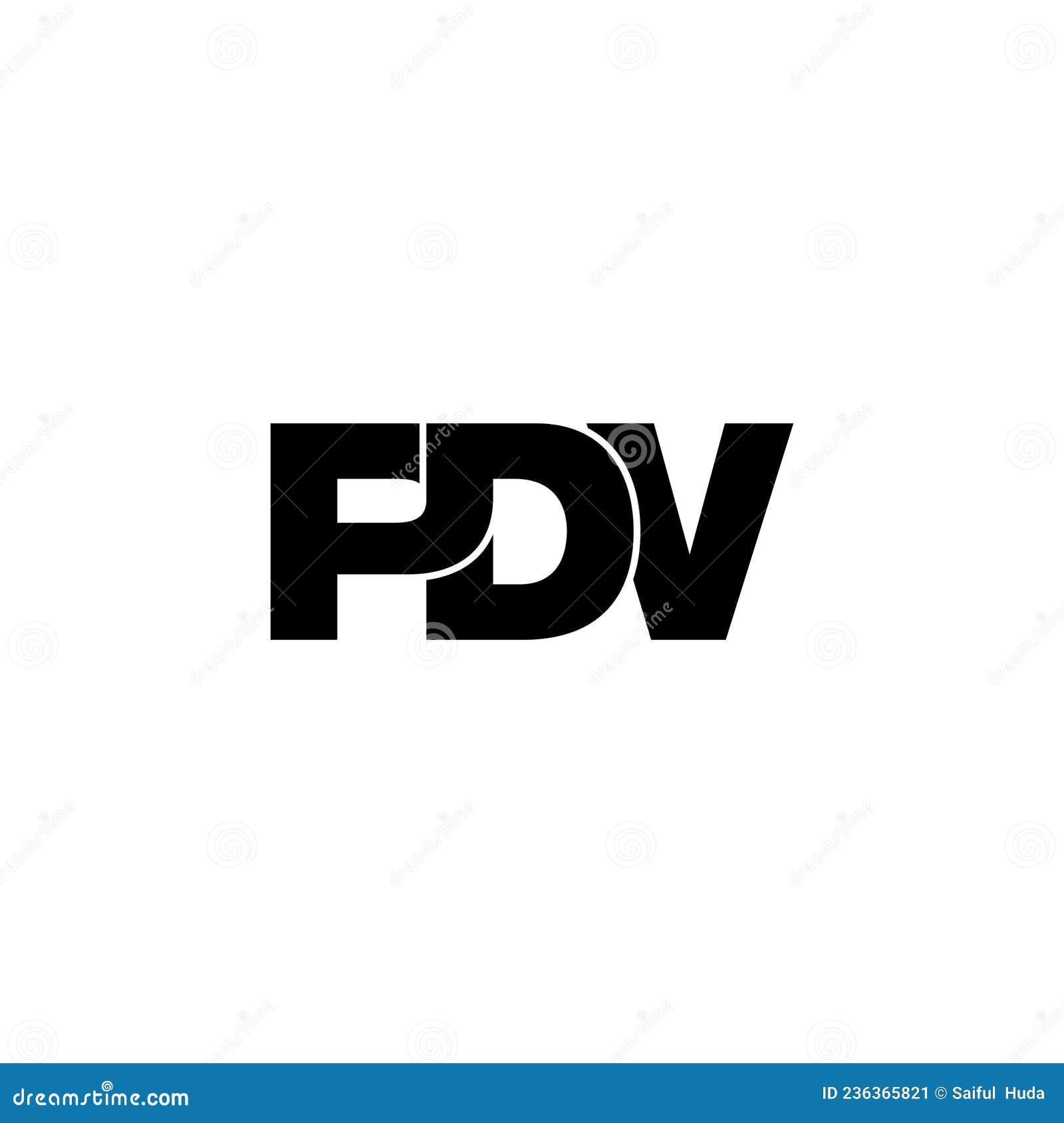 Letter PDV Simple Monogram Logo Icon Design. Stock Vector ...