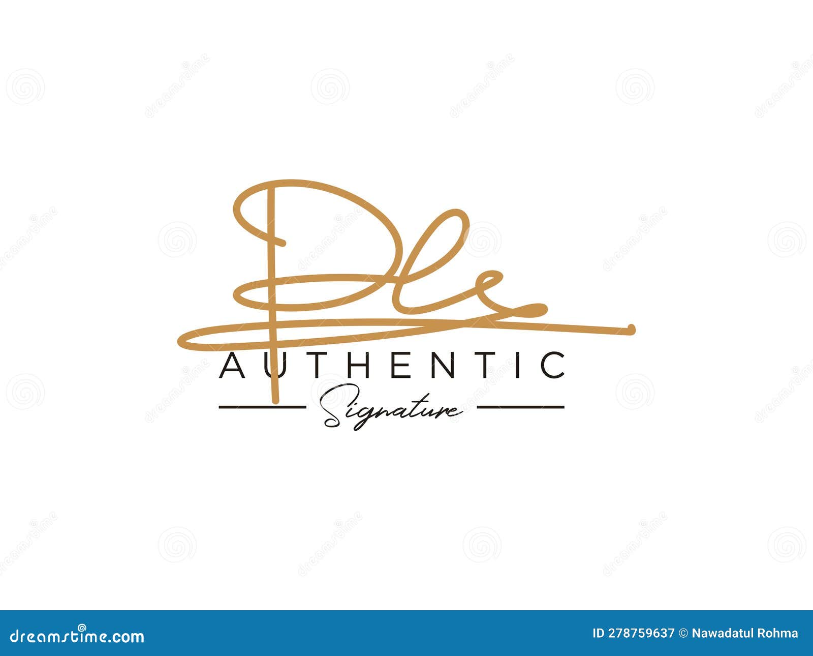 Letter PE Signature Logo Template Vector Stock Vector - Illustration of ...