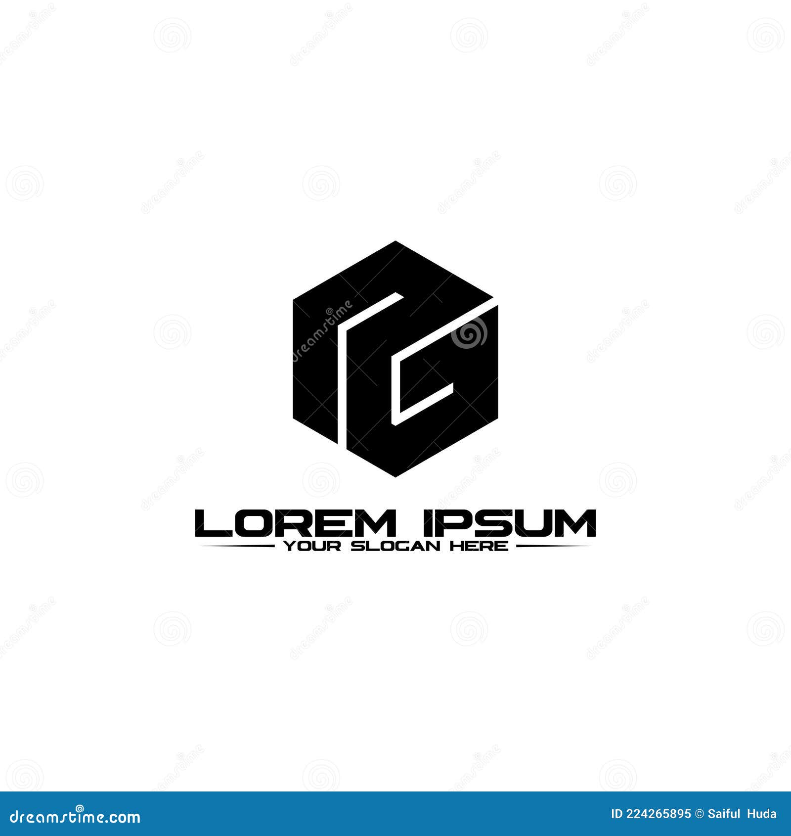 Letter PG Simple Monogram Logo Icon Design. Stock Vector - Illustration ...