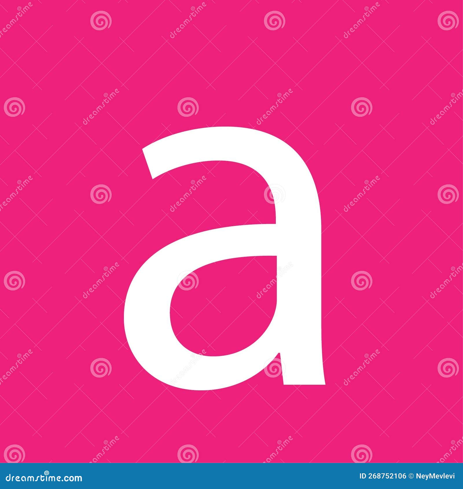 A Letter on Pink Background Stock Illustration - Illustration of ...