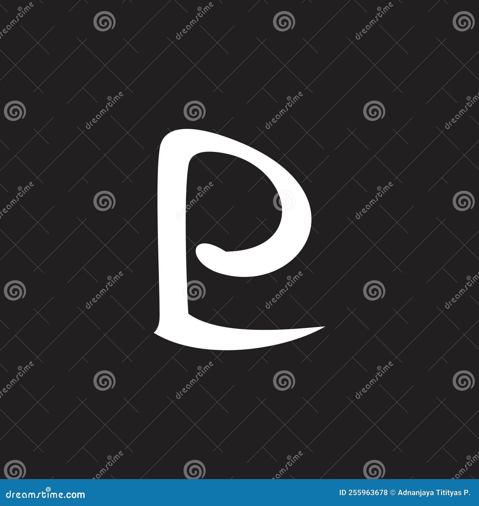 Letter Pl Linked Curves Design Logo Vector Stock Vector - Illustration ...