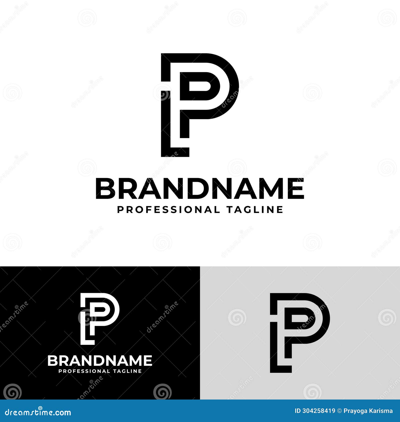 Letter PL Modern Logo, Suitable for Business with PL or LP Initials ...