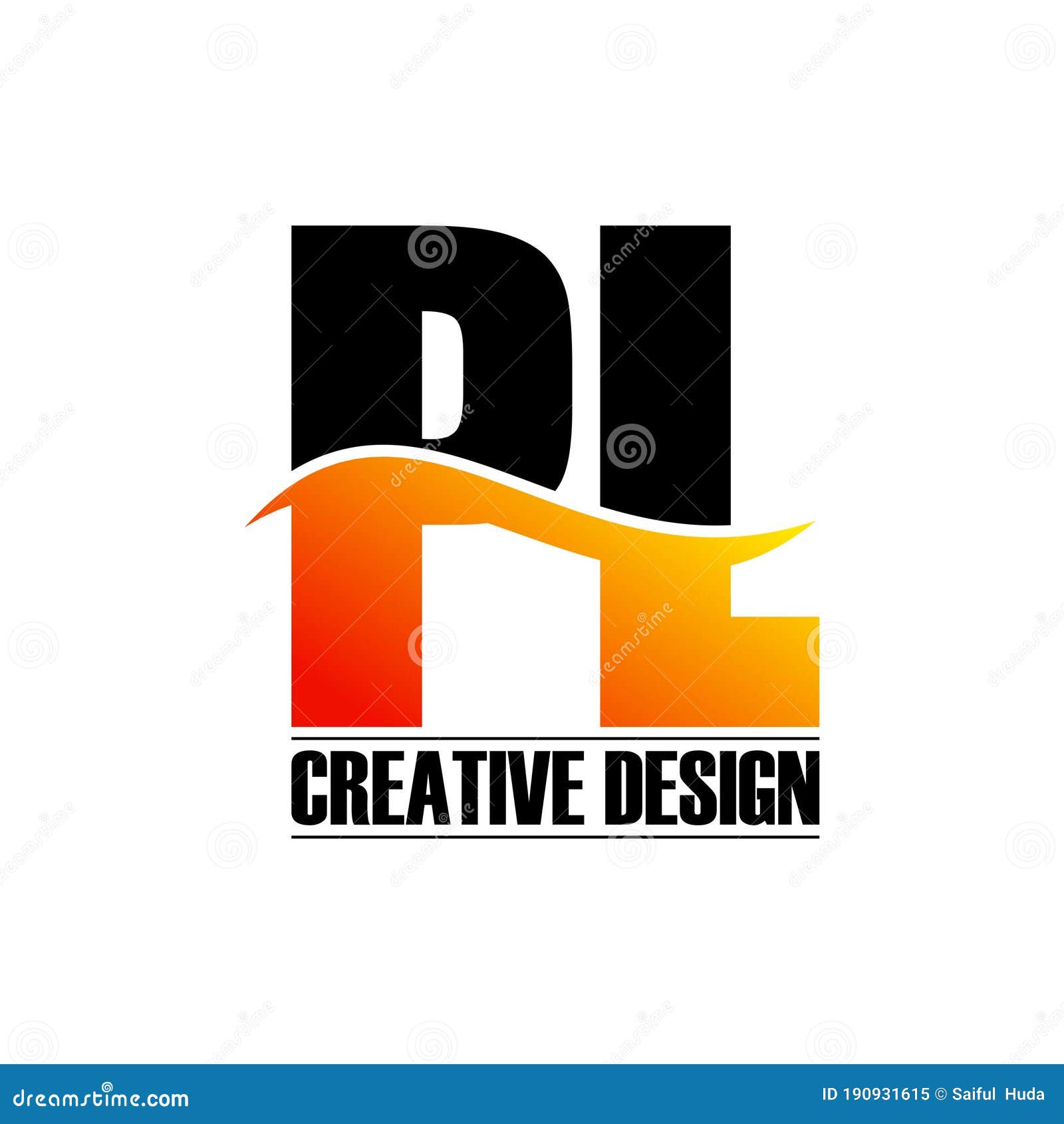 Letter PL Monogram Logo Icon Design Vector. Stock Vector - Illustration ...