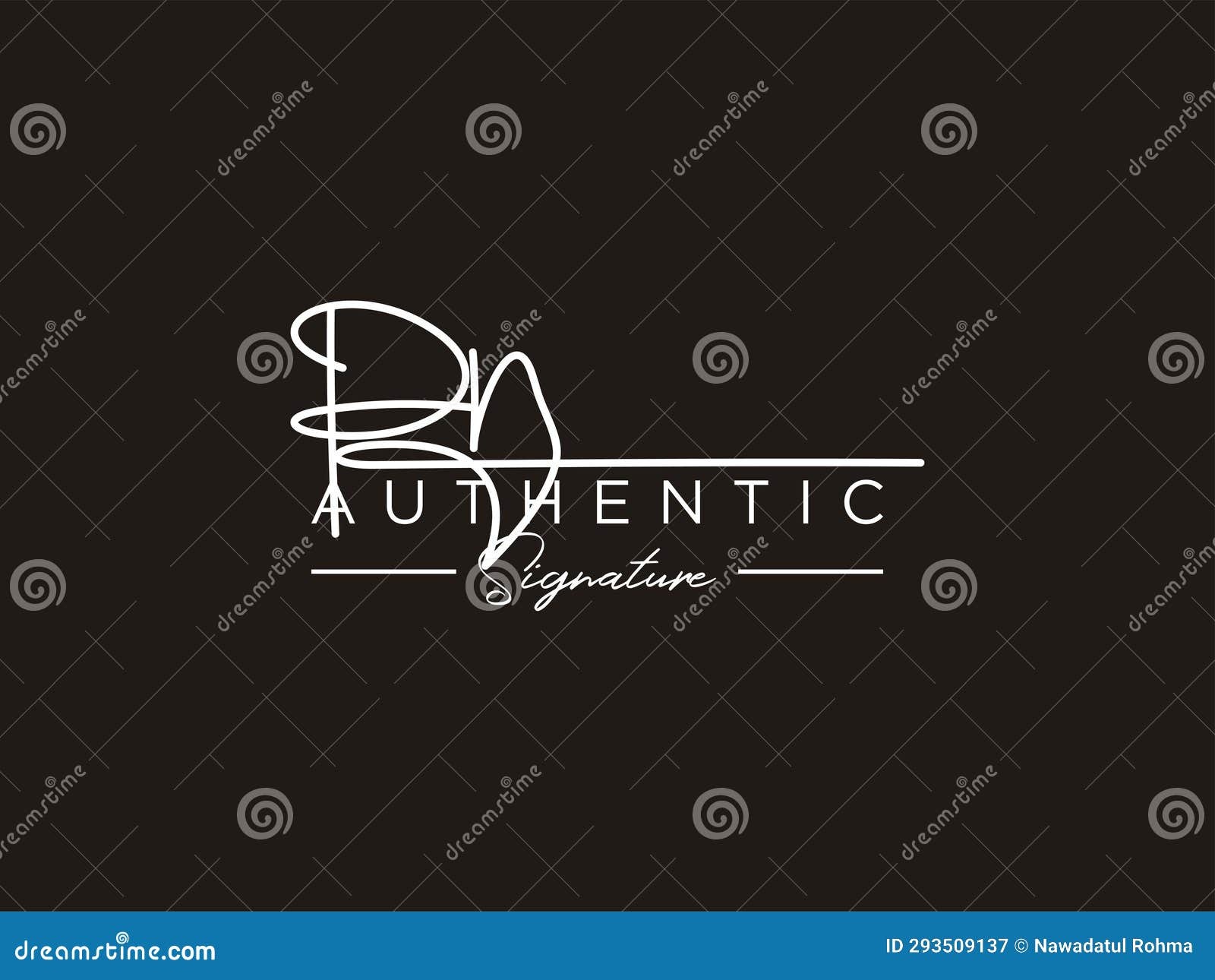 Letter PN Signature Logo Template Vector Stock Vector - Illustration of ...