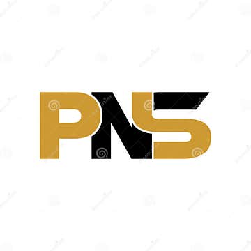 Letter PNS Simple Monogram Logo Icon Design. Stock Vector ...