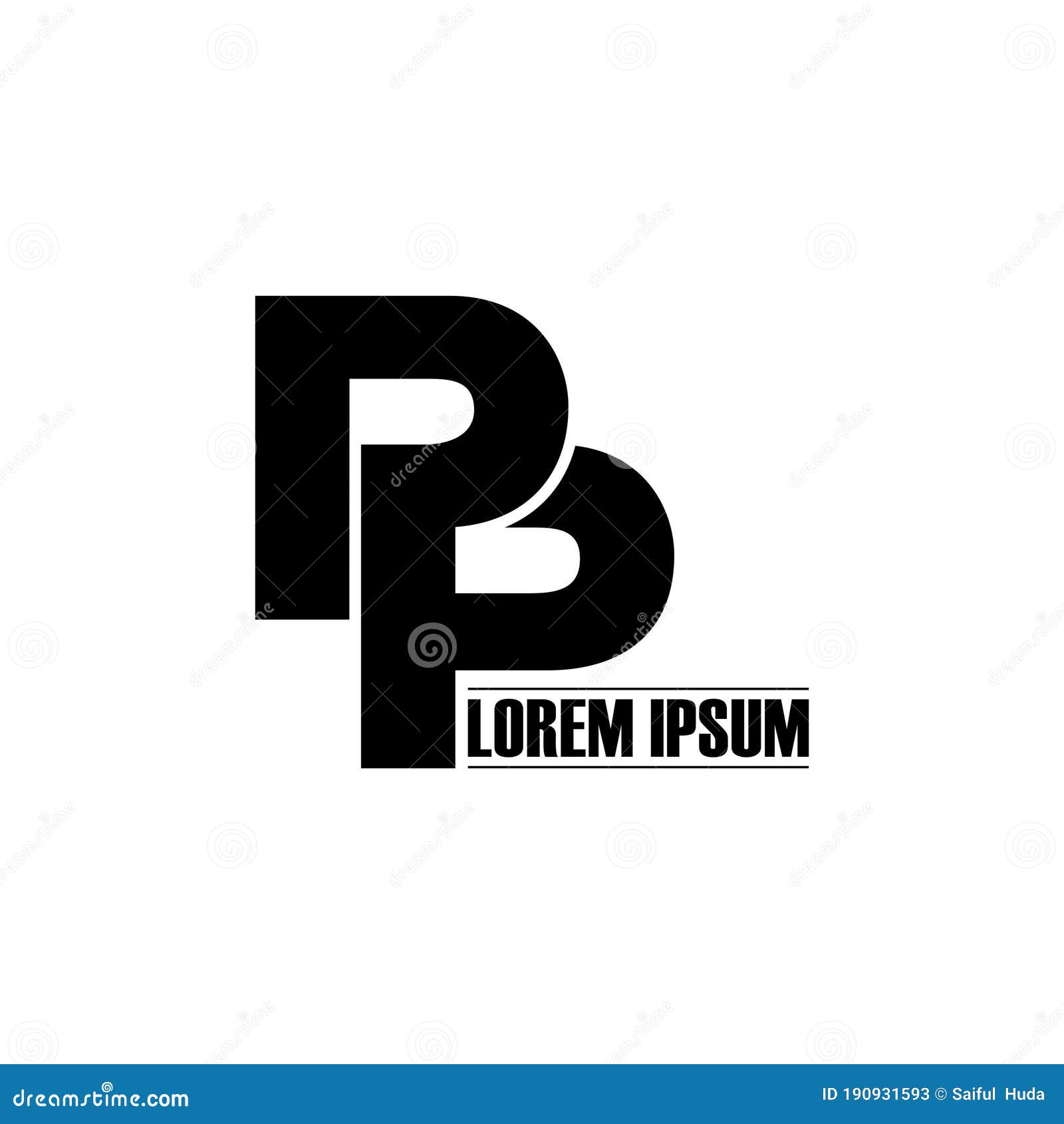 Letter PP Monogram Logo Icon Design Vector. Stock Vector - Illustration ...