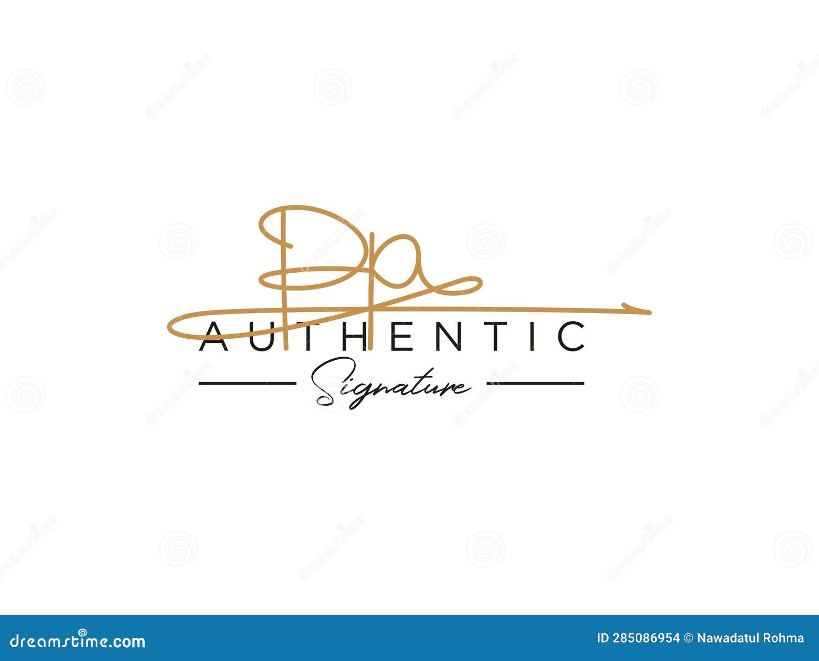 Letter PP Signature Logo Template Vector Stock Vector - Illustration of ...