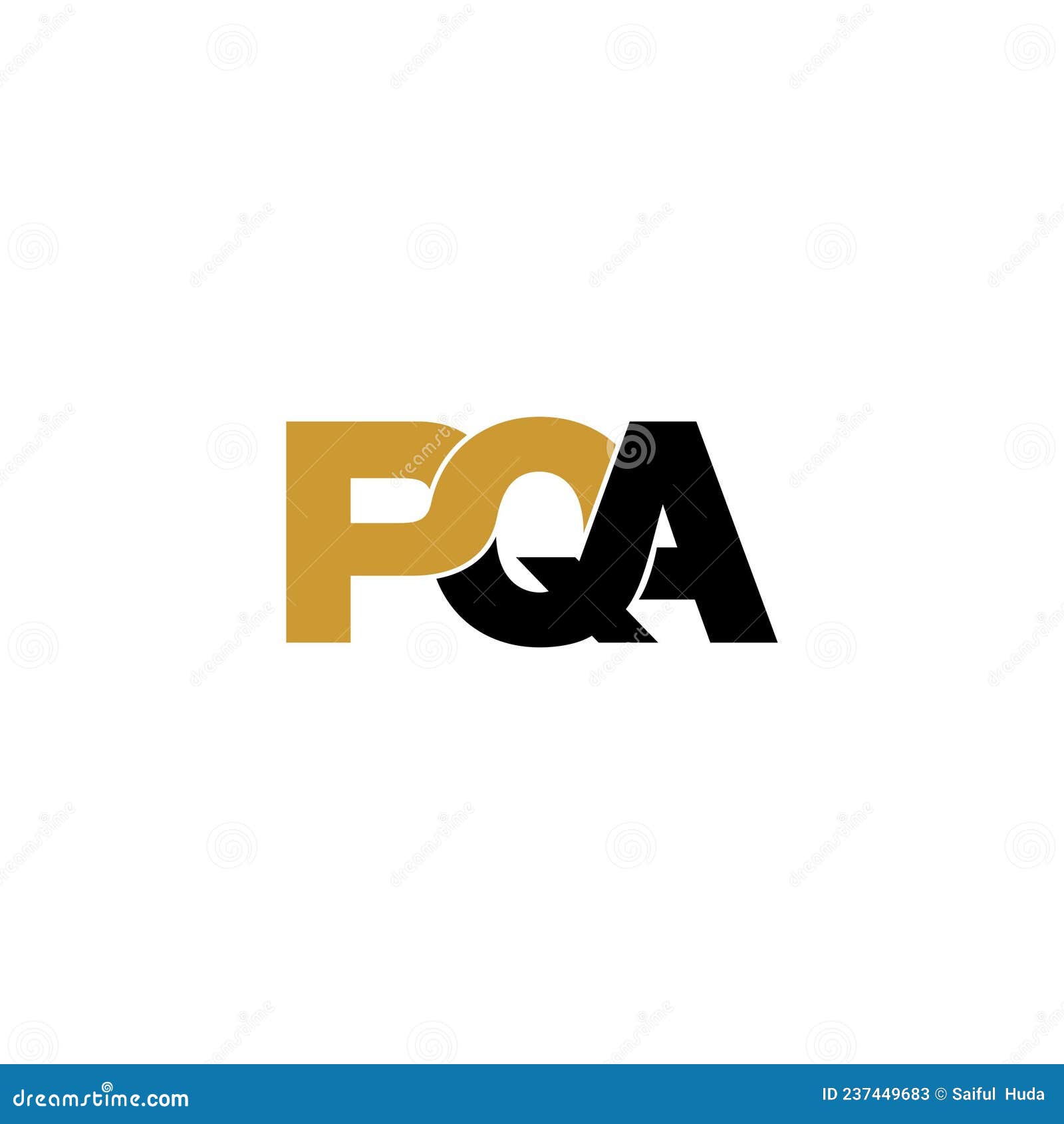 Letter PQA Simple Monogram Logo Icon Design. Stock Vector ...