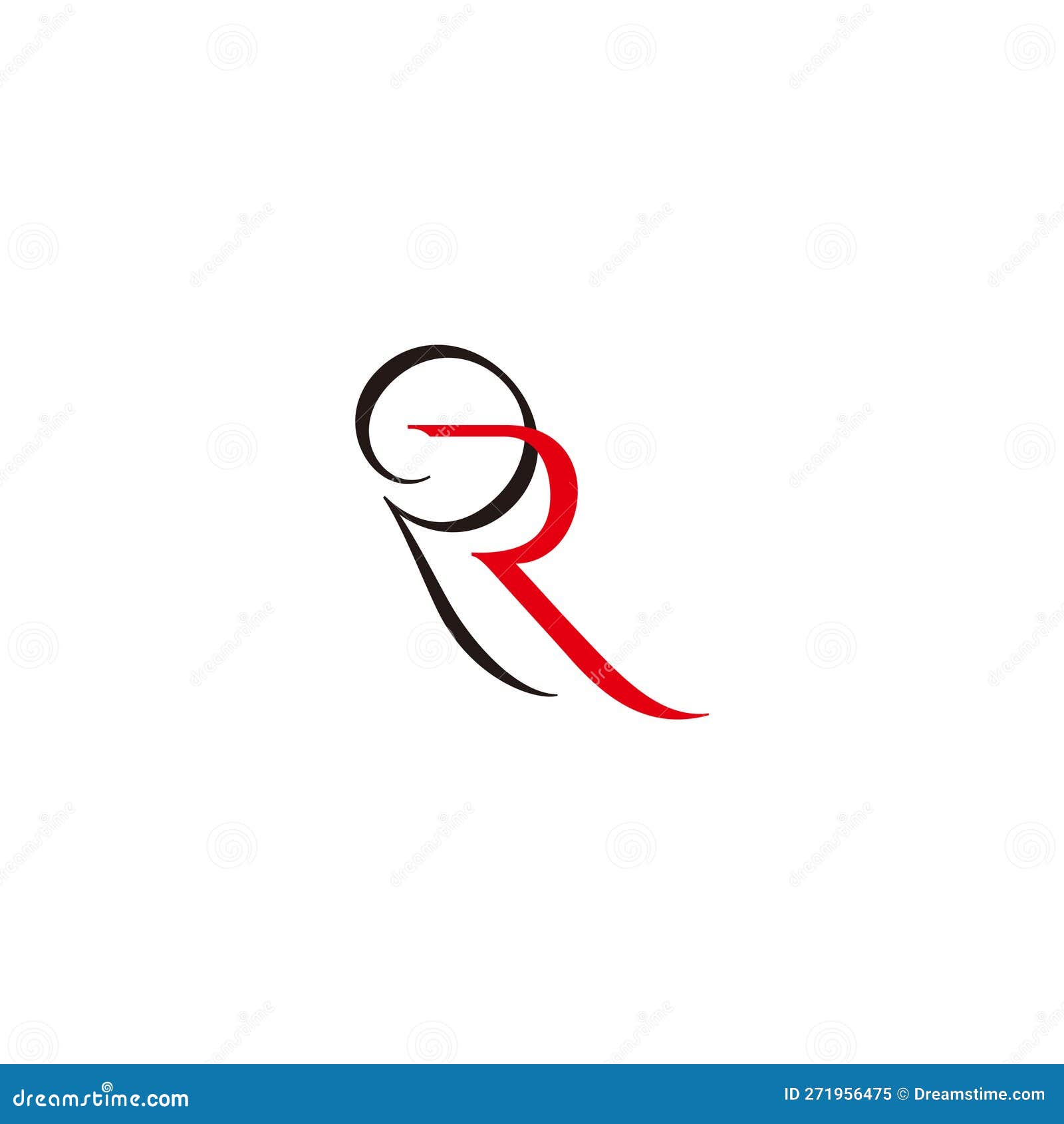 Letter Pr Abstract Curves Logo Vector Stock Vector - Illustration of ...
