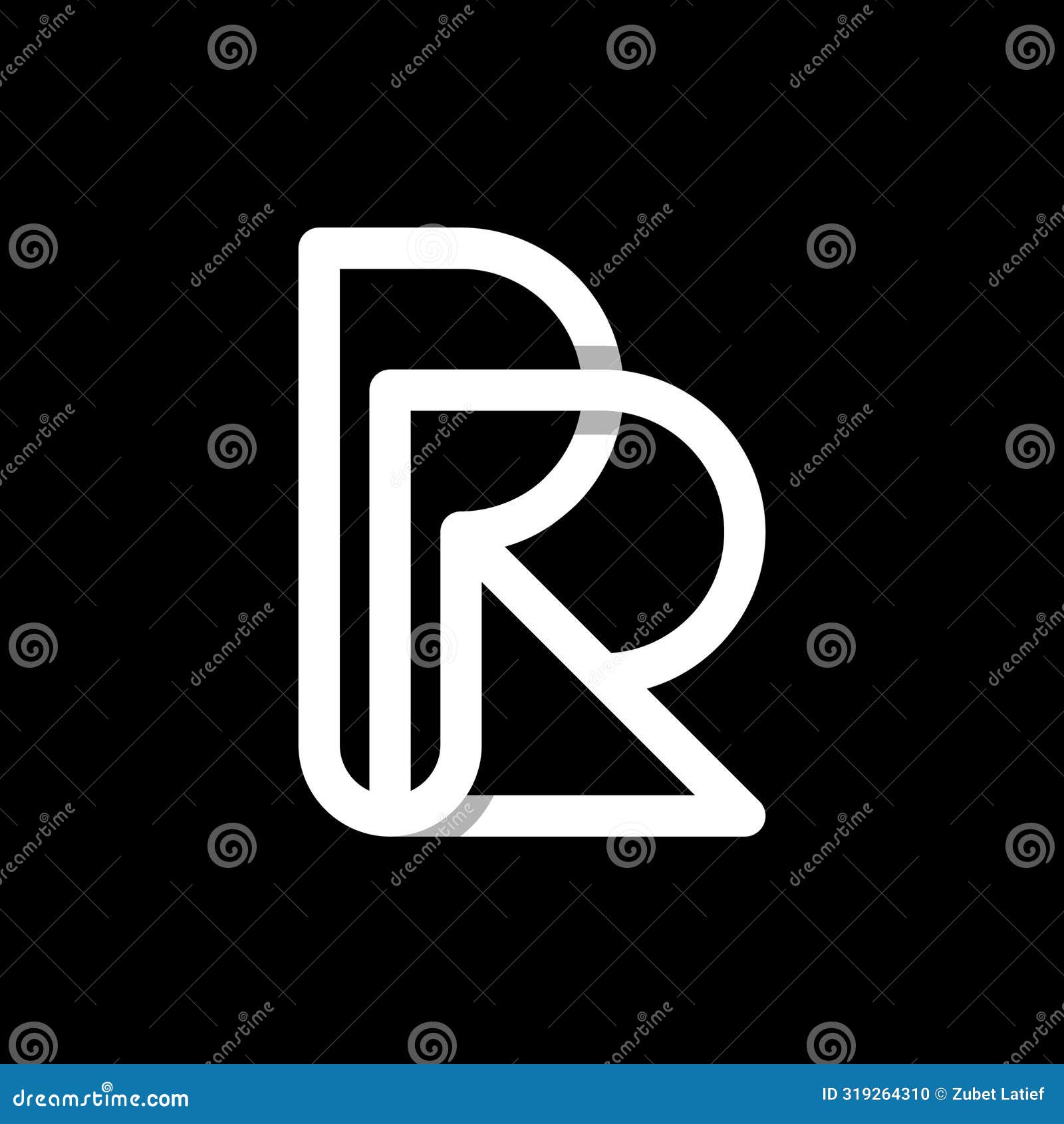 Letter PR Line Simple Business Logo Design, Creative Design Template ...