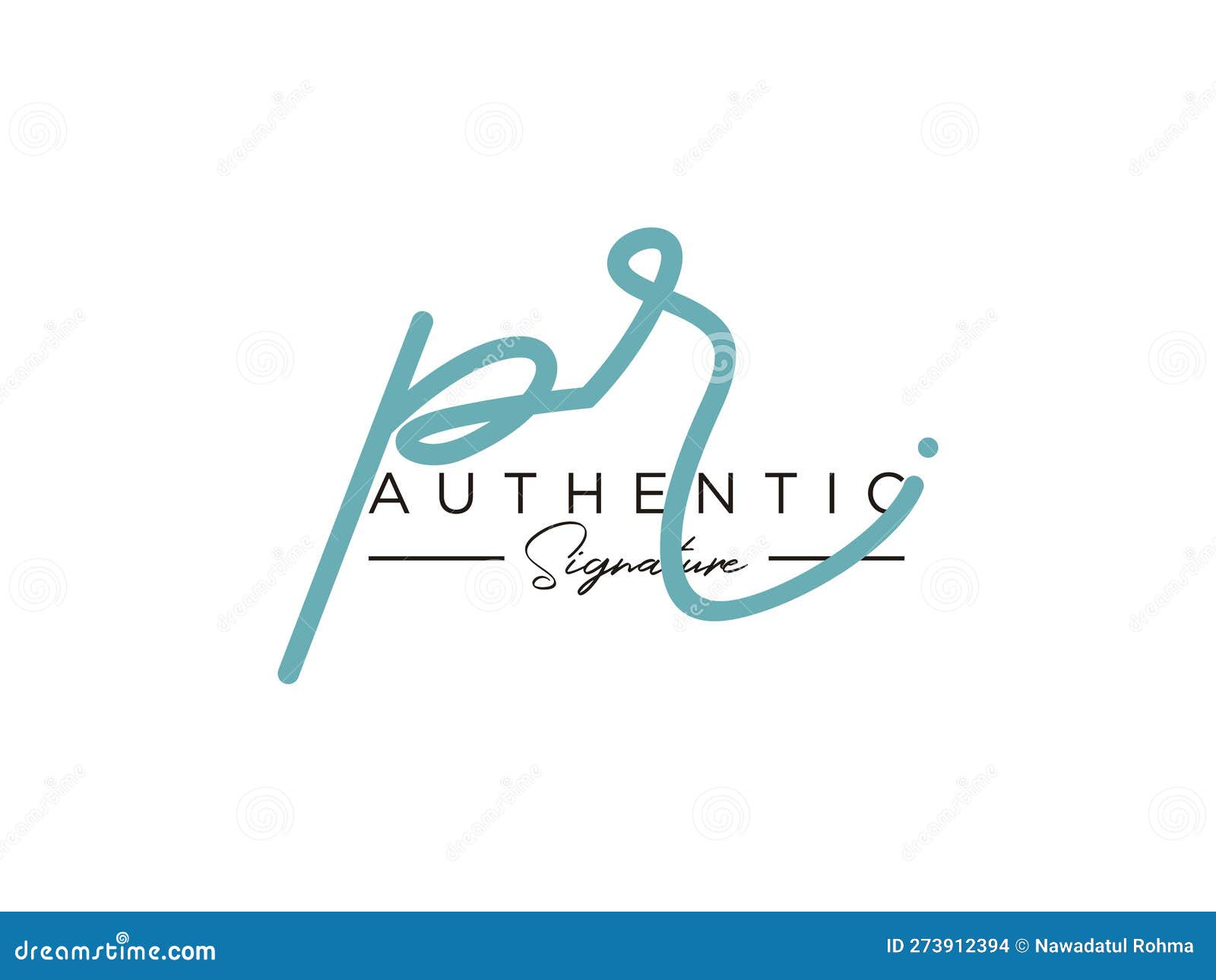 Letter PR Signature Logo Template Vector Stock Vector - Illustration of ...