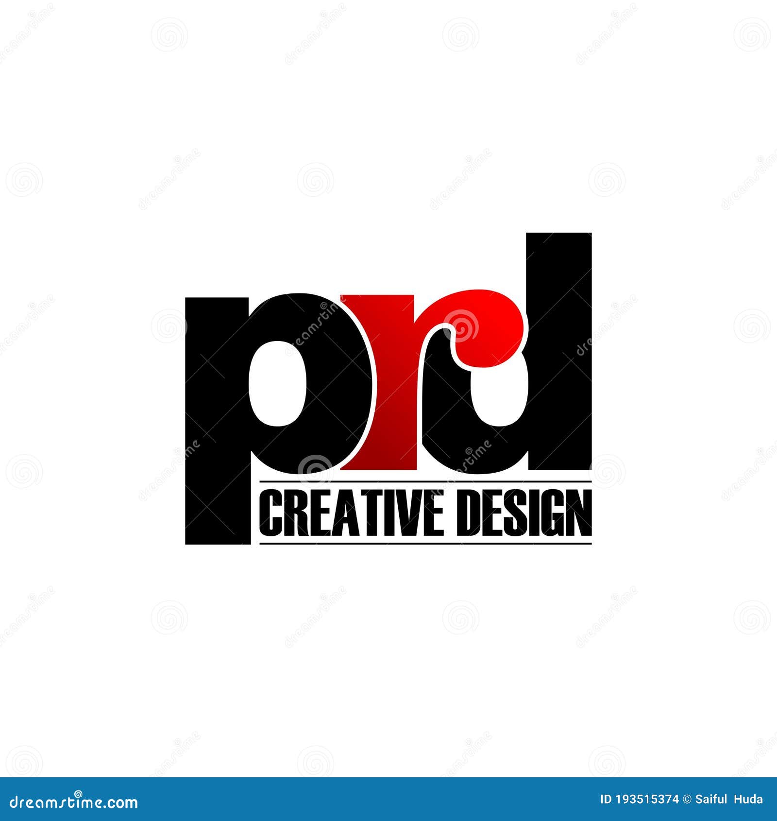 Letter PRD Simple Monogram Logo Icon Design. Stock Vector ...