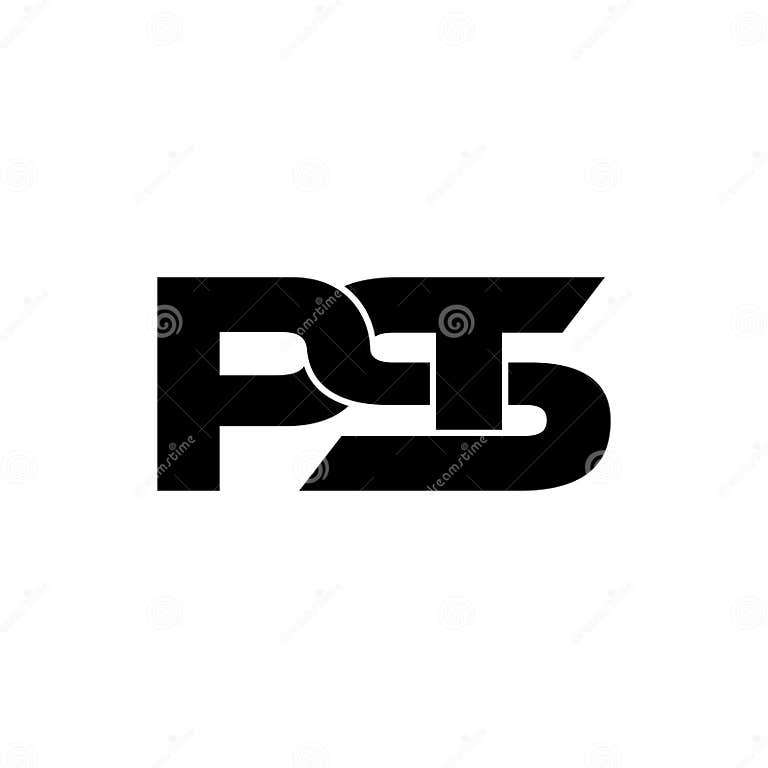 Letter PST Simple Monogram Logo Icon Design. Stock Vector ...