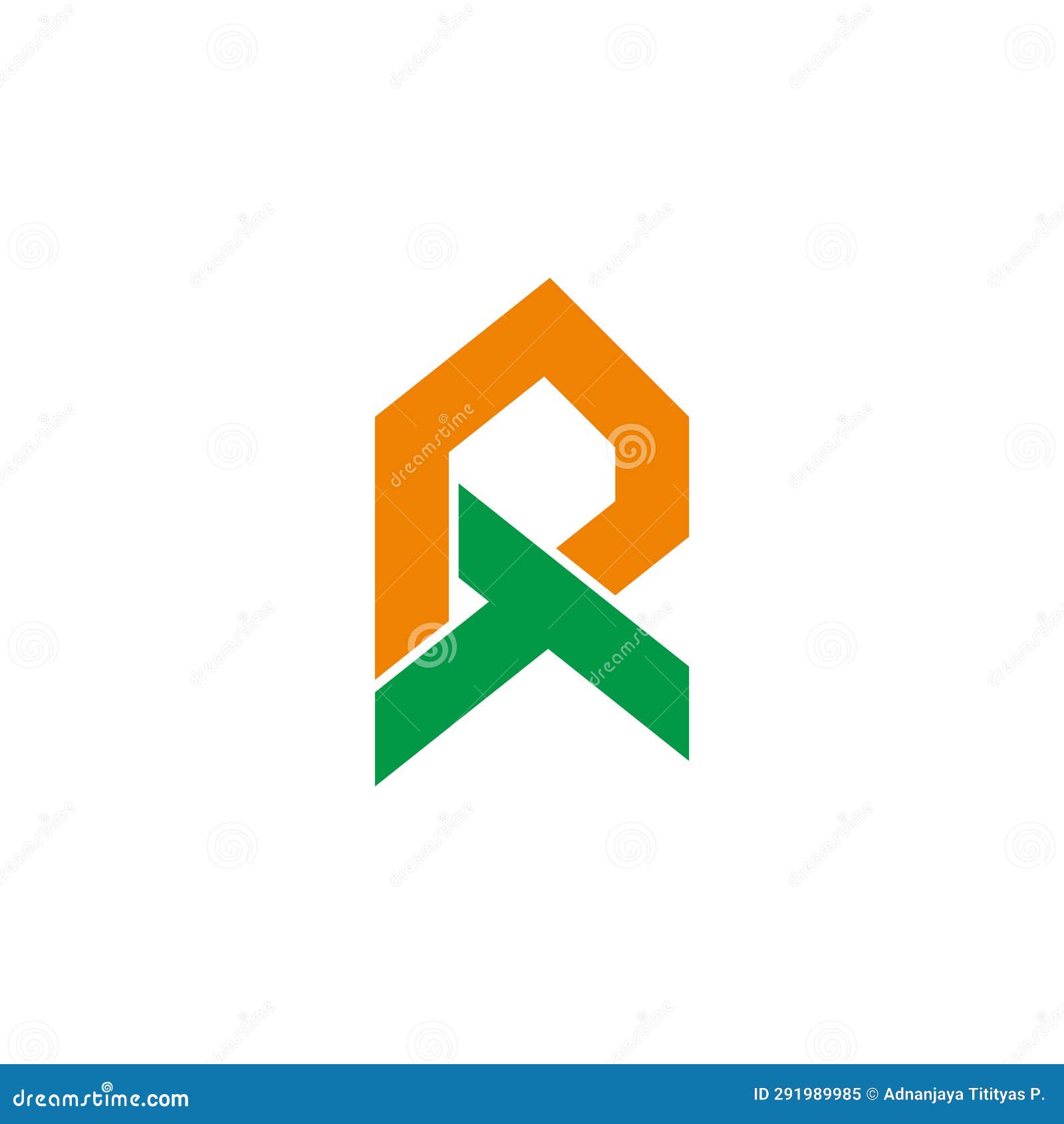 Letter Pt Linked Colorful Simple Geometric Logo Vector Stock Vector ...