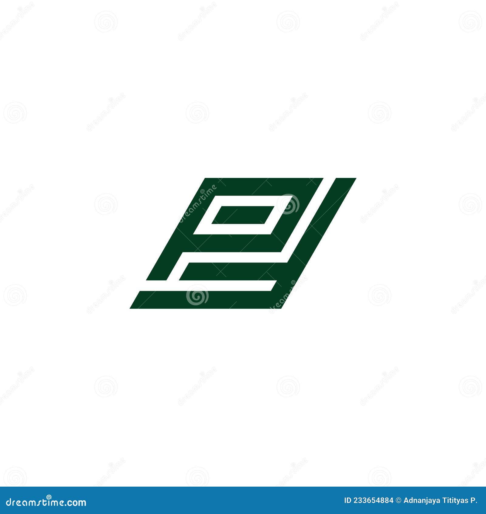 Letter Pt Square Polygon Geometric Line Logo Vector Stock Vector ...