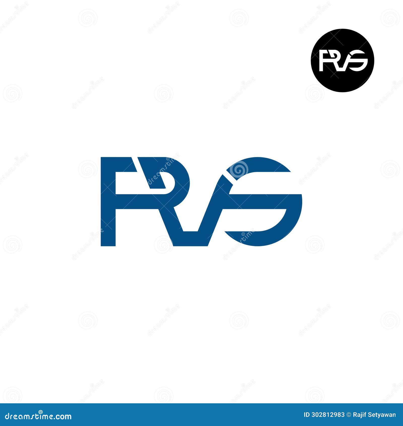 Letter PV5 PVS Monogram Logo Design Stock Vector - Illustration of ...