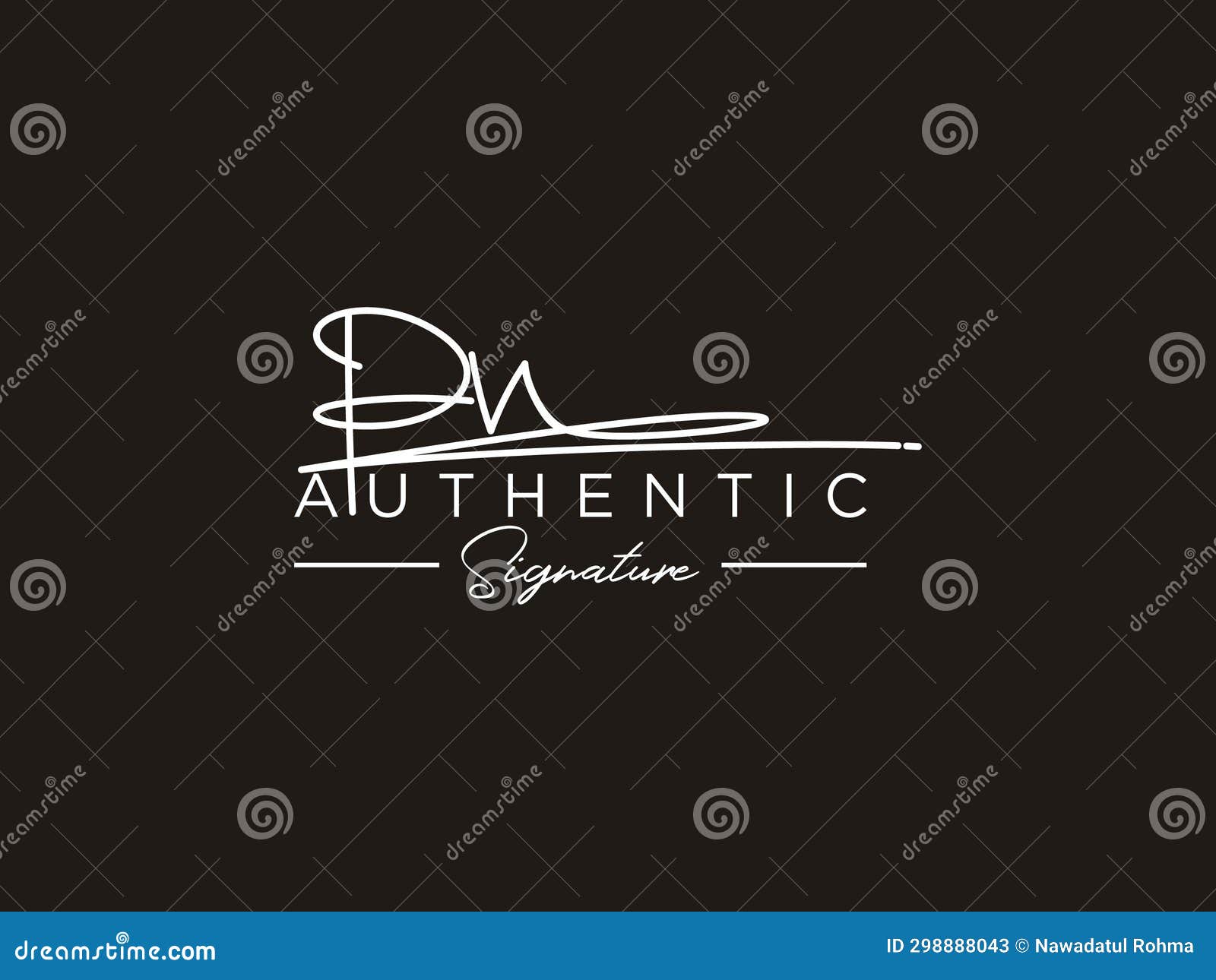 Letter PV Signature Logo Template Vector Stock Vector - Illustration of ...