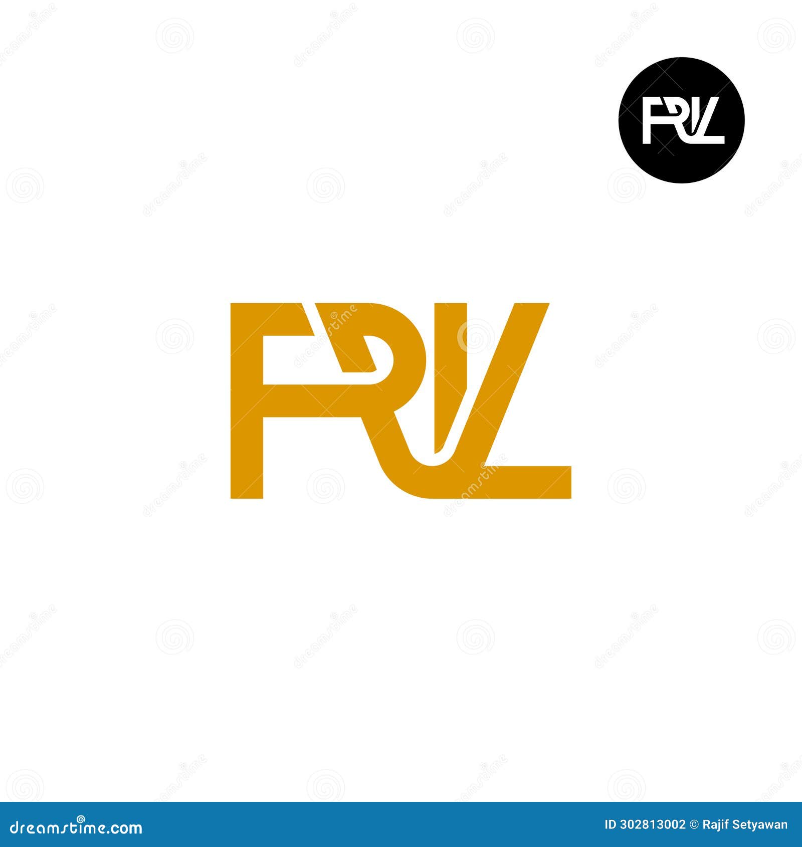Letter PVL Monogram Logo Design Stock Vector - Illustration of name ...