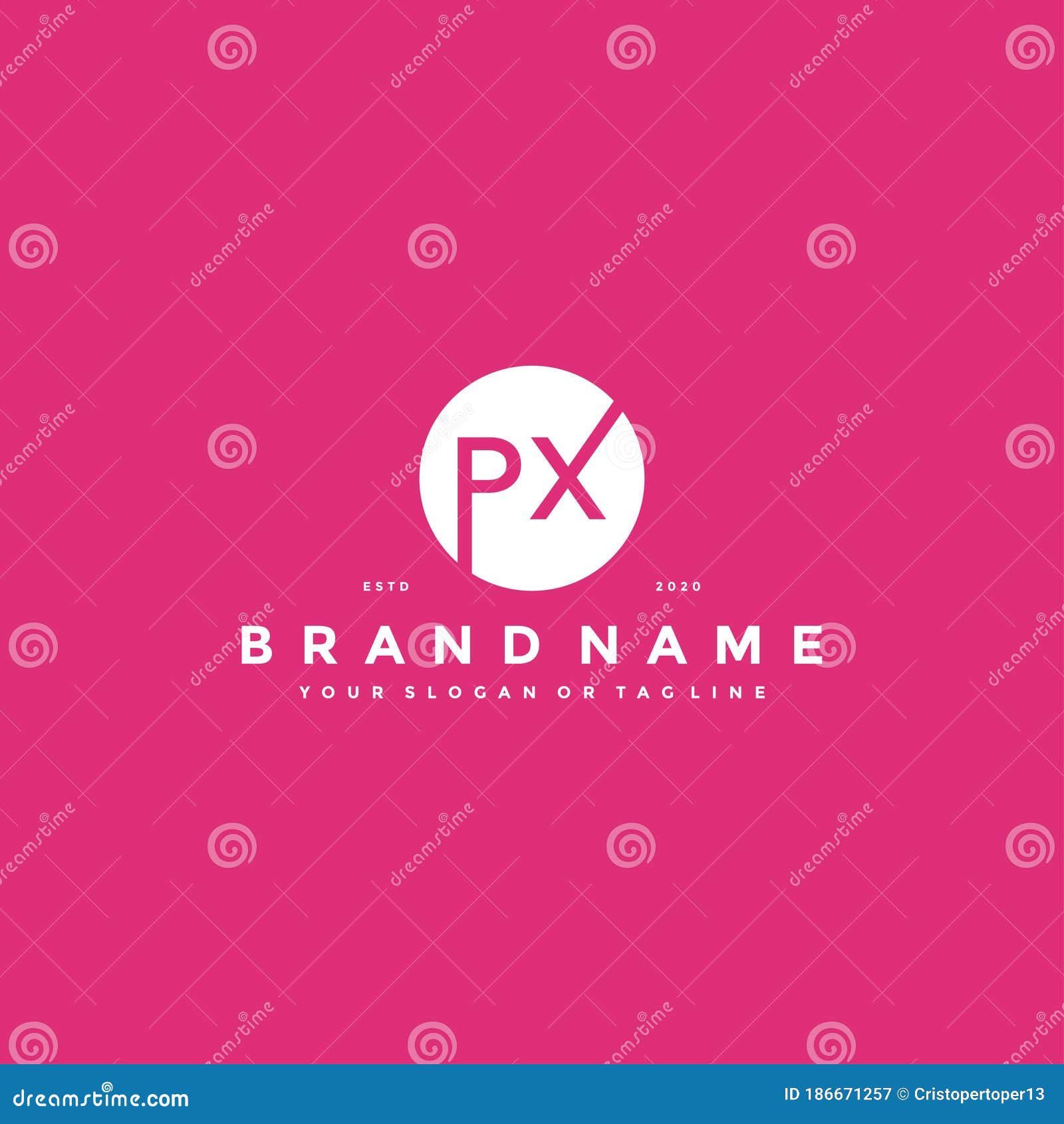 Letter PX Logo Design Vector Stock Vector - Illustration of brand ...