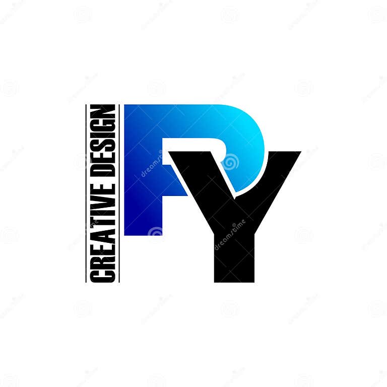 Letter PY Monogram Logo Icon Design Vector. Stock Vector - Illustration ...