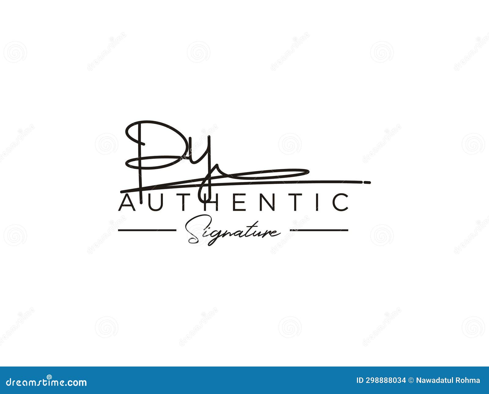 Letter PY Signature Logo Template Vector Stock Vector - Illustration of ...