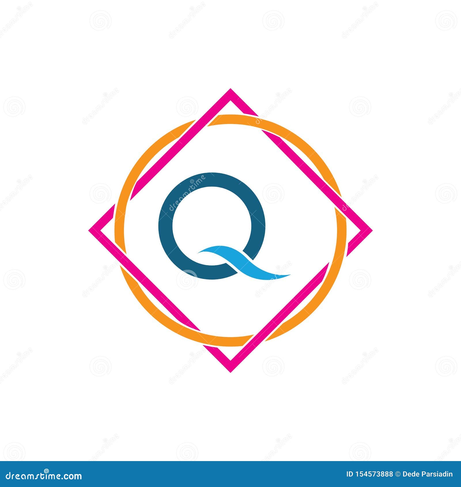 Letter Q Business Corporate Abstract Unity Vector Logo Design Template ...