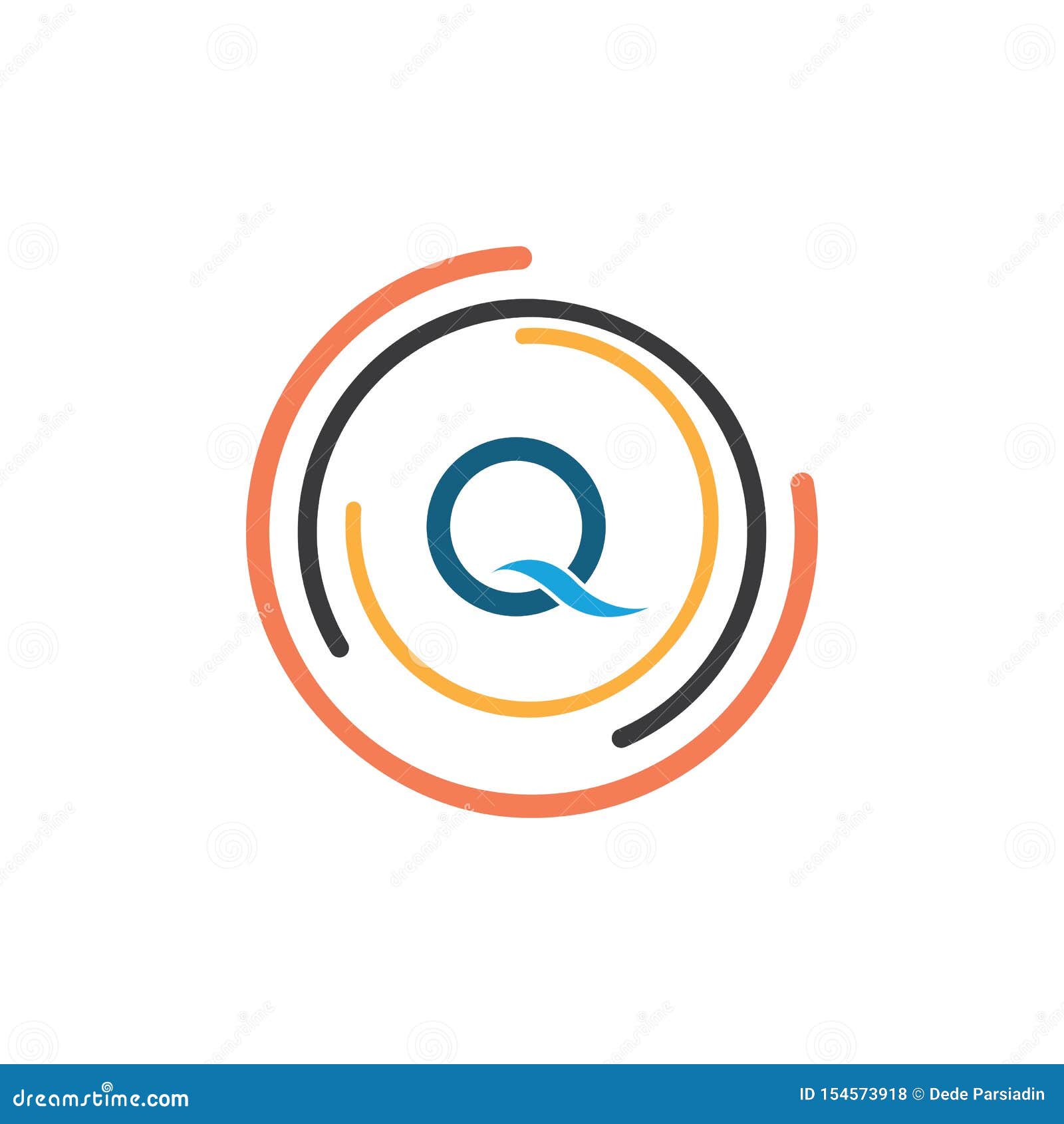 Letter Q Business Corporate Abstract Unity Vector Logo Design Template ...