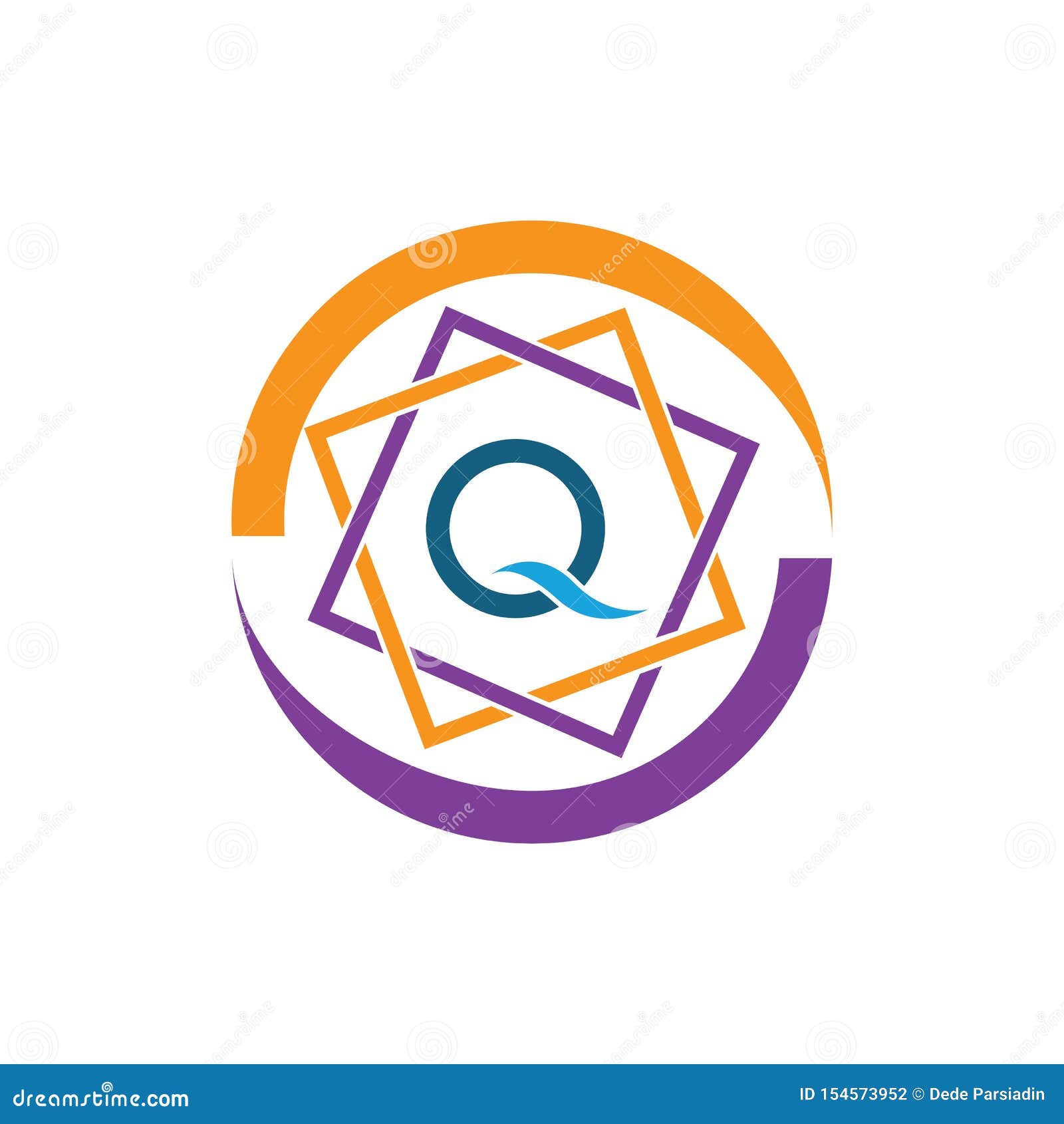 Letter Q Business Corporate Abstract Unity Vector Logo Design Template ...