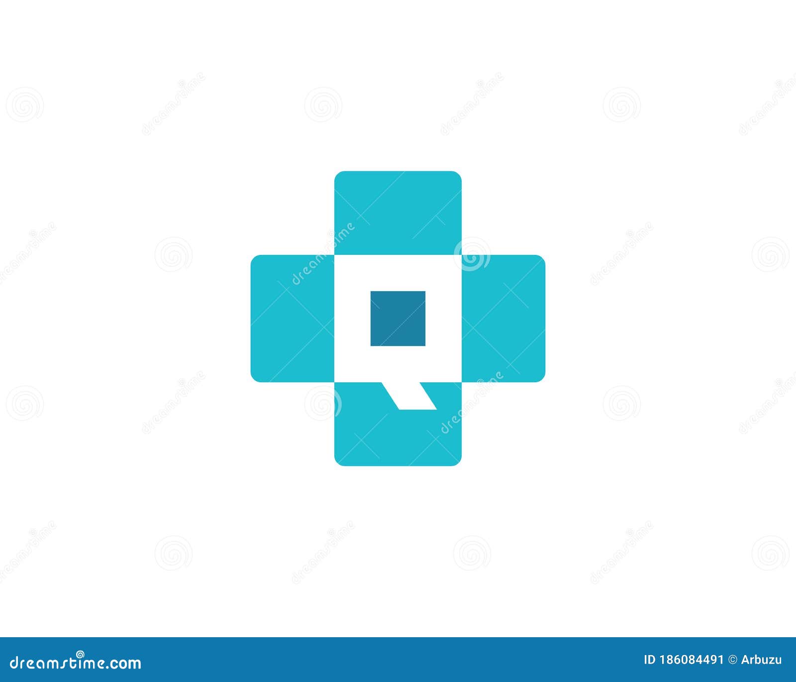 Letter Q Cross Plus Medical Logo Icon Design Template Elements Stock ...