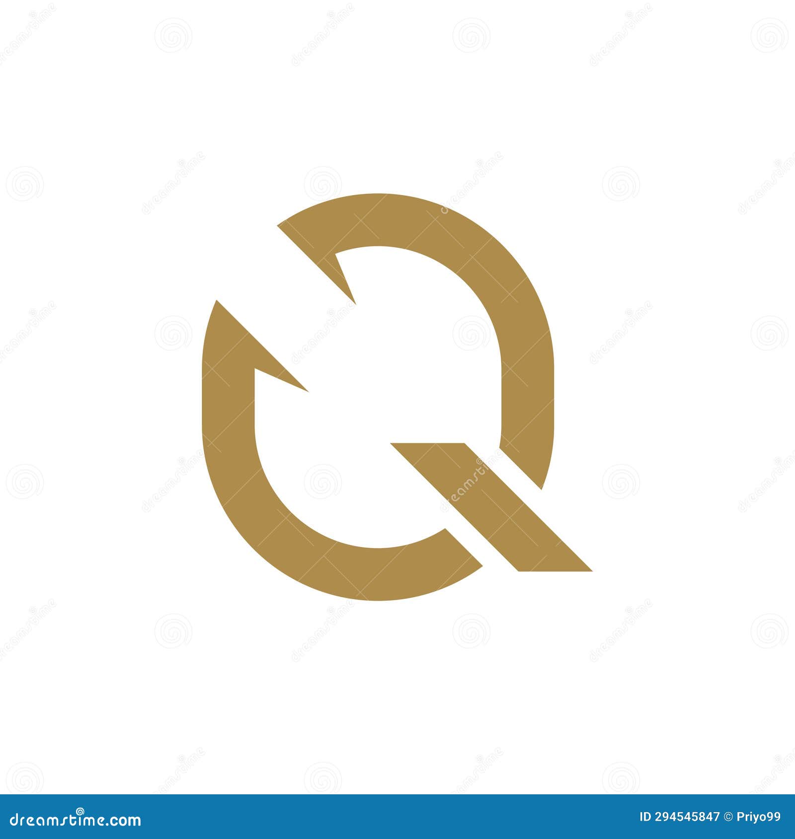 Letter Q Design Element Icon with Modern Creative Unique Concept Stock ...
