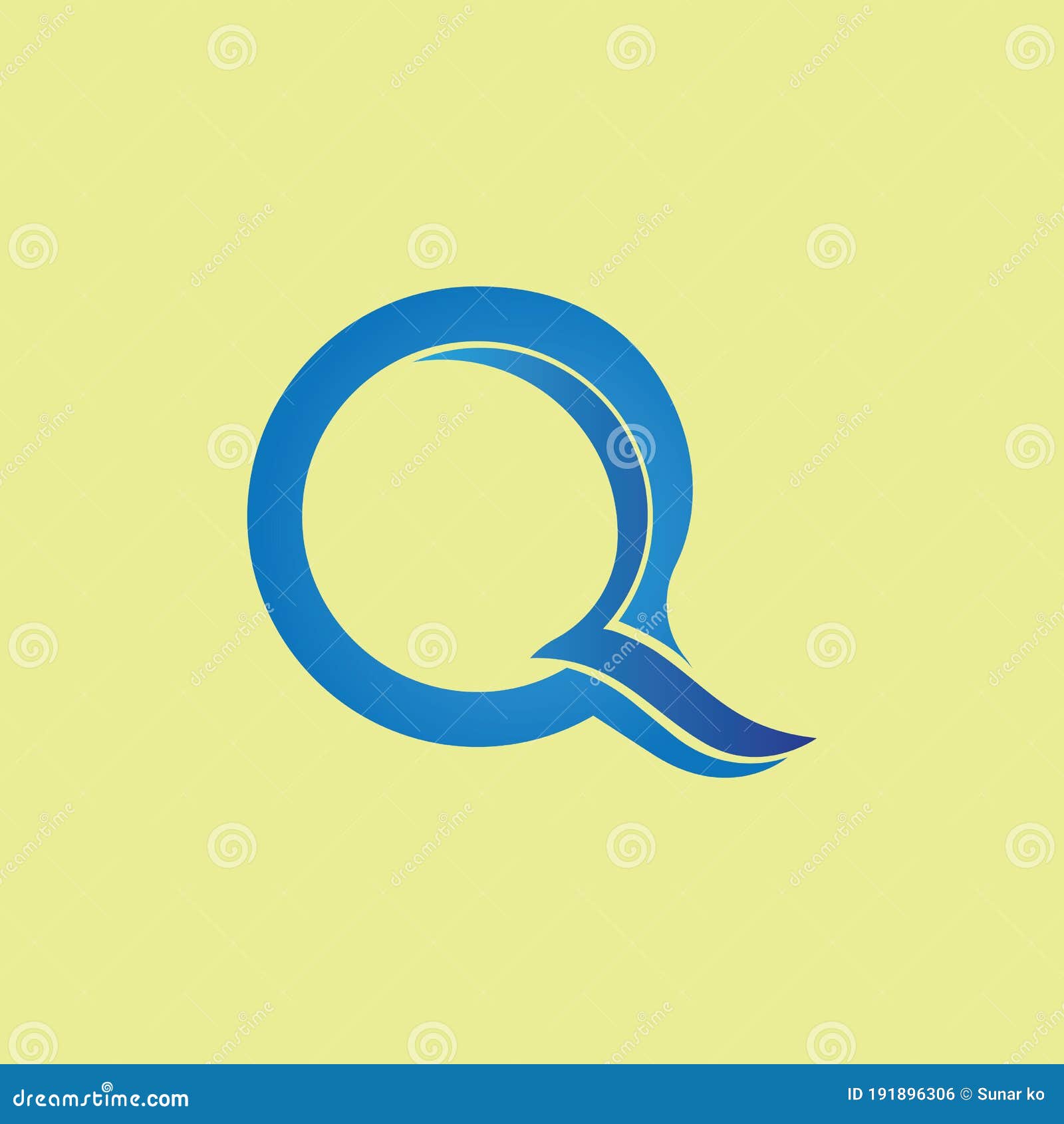 Letter Q Logo Icon Design Template Elements Stock Vector - Illustration ...