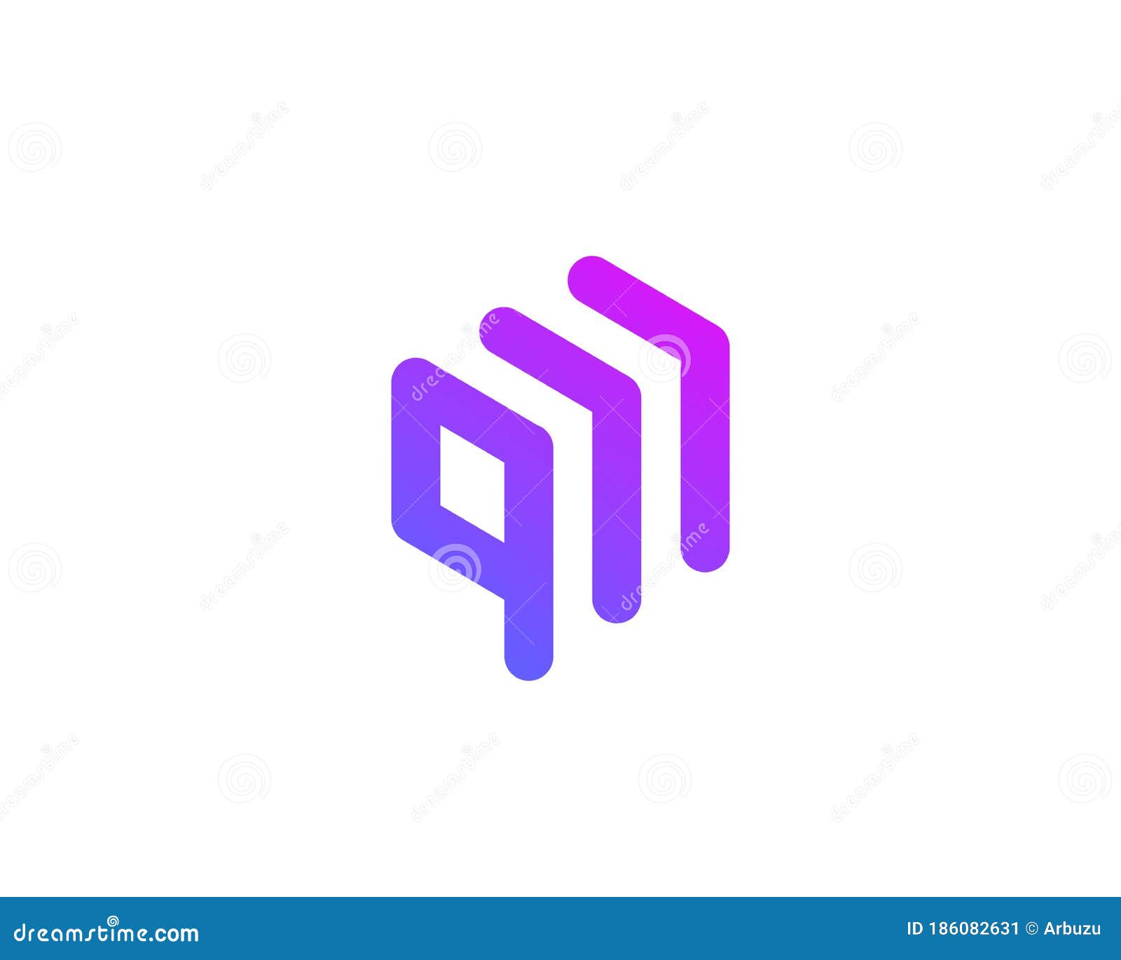 Letter Q or Number 9 Cube Logo Icon Design Template Elements Stock ...