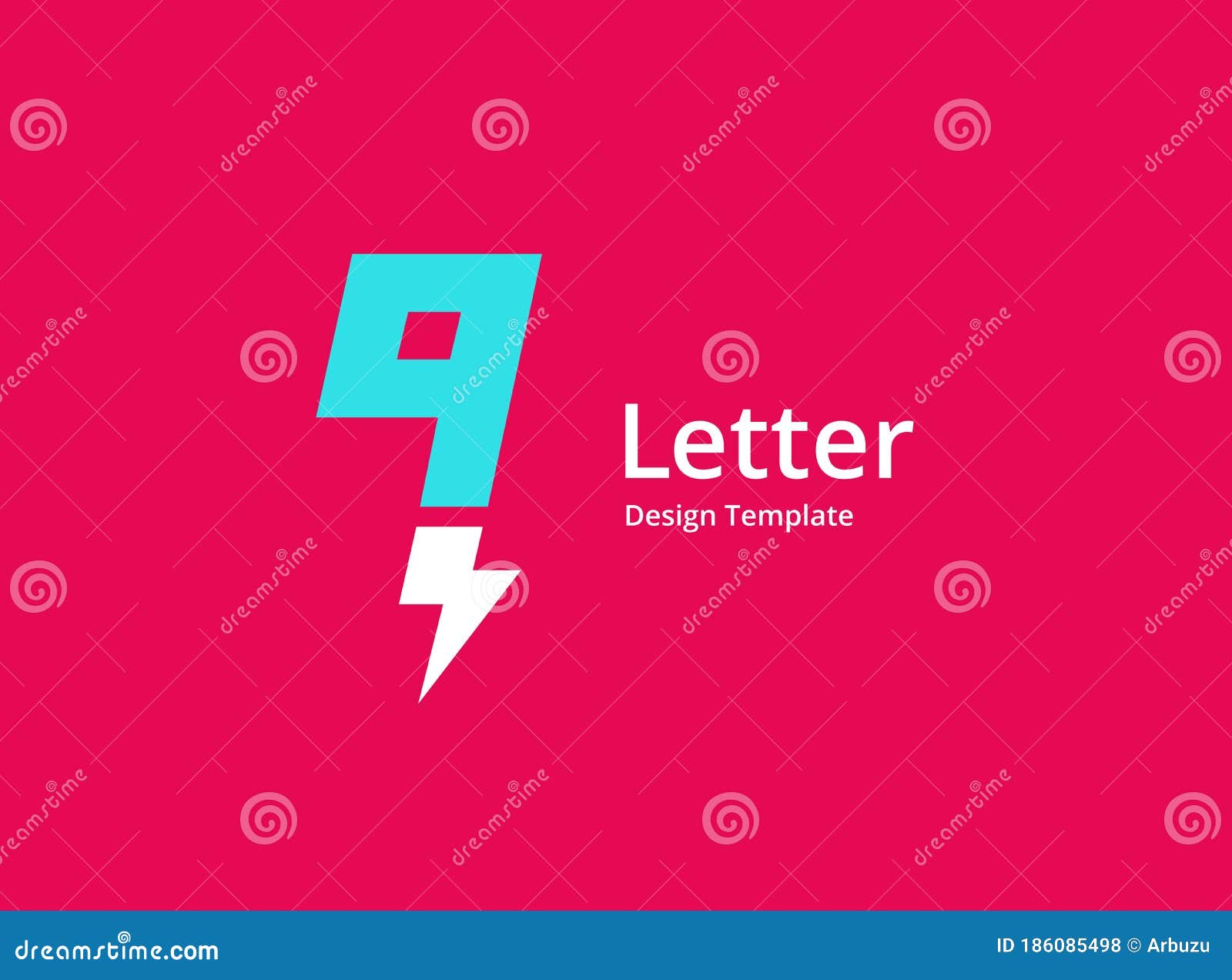Number 7 Lightning Bolt Logo Or Symbol Template Design Cartoon Vector ...