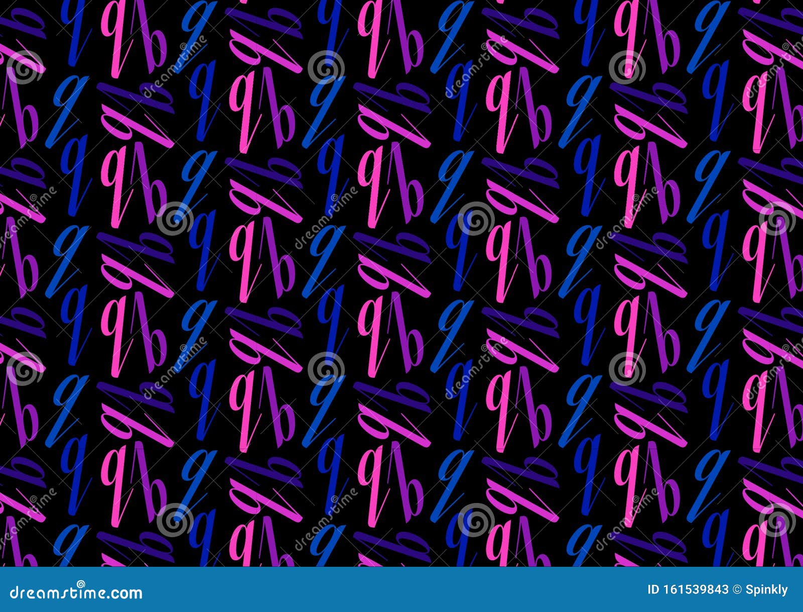 Letter Q Pattern in Different Colored Shades for Wallpaper Stock ...