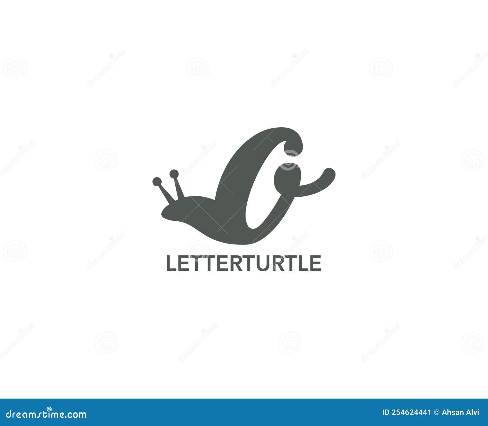 Letter Q Snail Vector Logo Design. Stock Vector - Illustration of ...